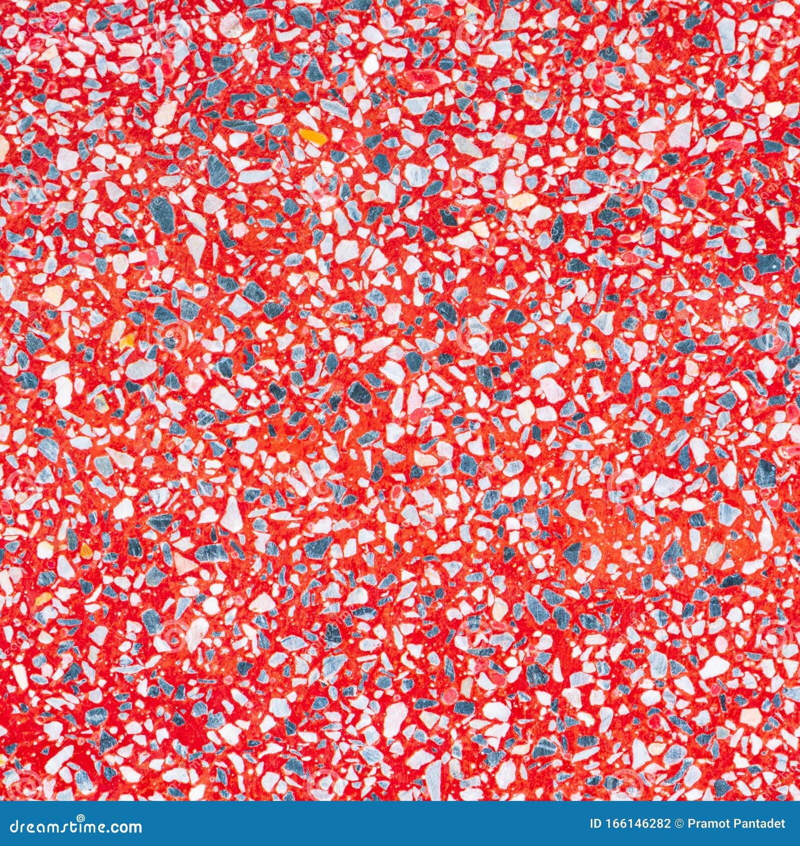Terrazzo Floor Red Color Stone Marble Texture for Background Stock ...