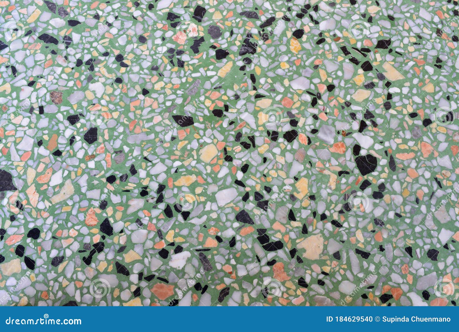 Terrazzo Floor Seamless Pattern. Texture of Natural Stone Stock Photo ...