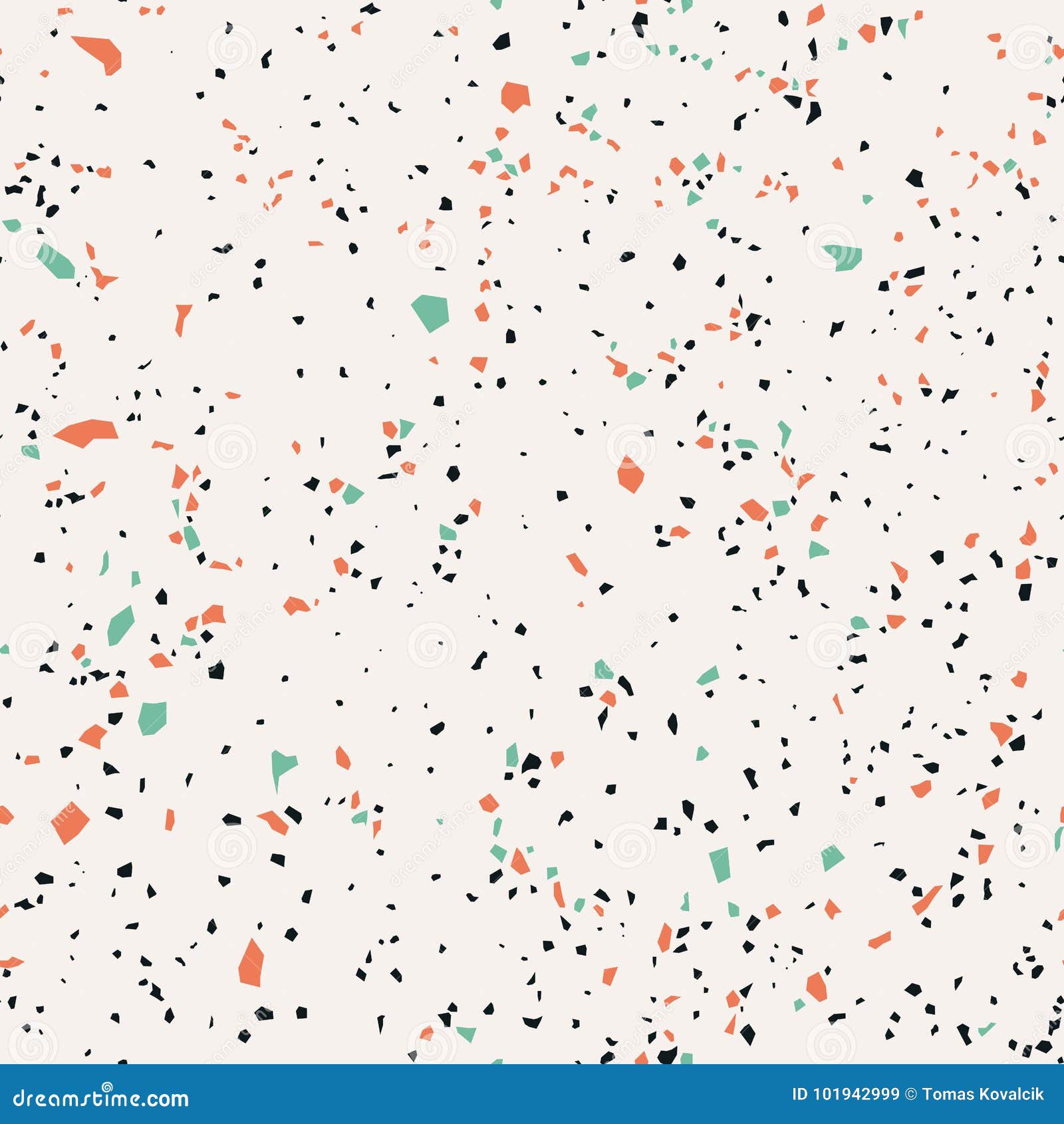 Terrazzo Seamless Vector Pattern. Chunks Of Other Patterns Put Together ...