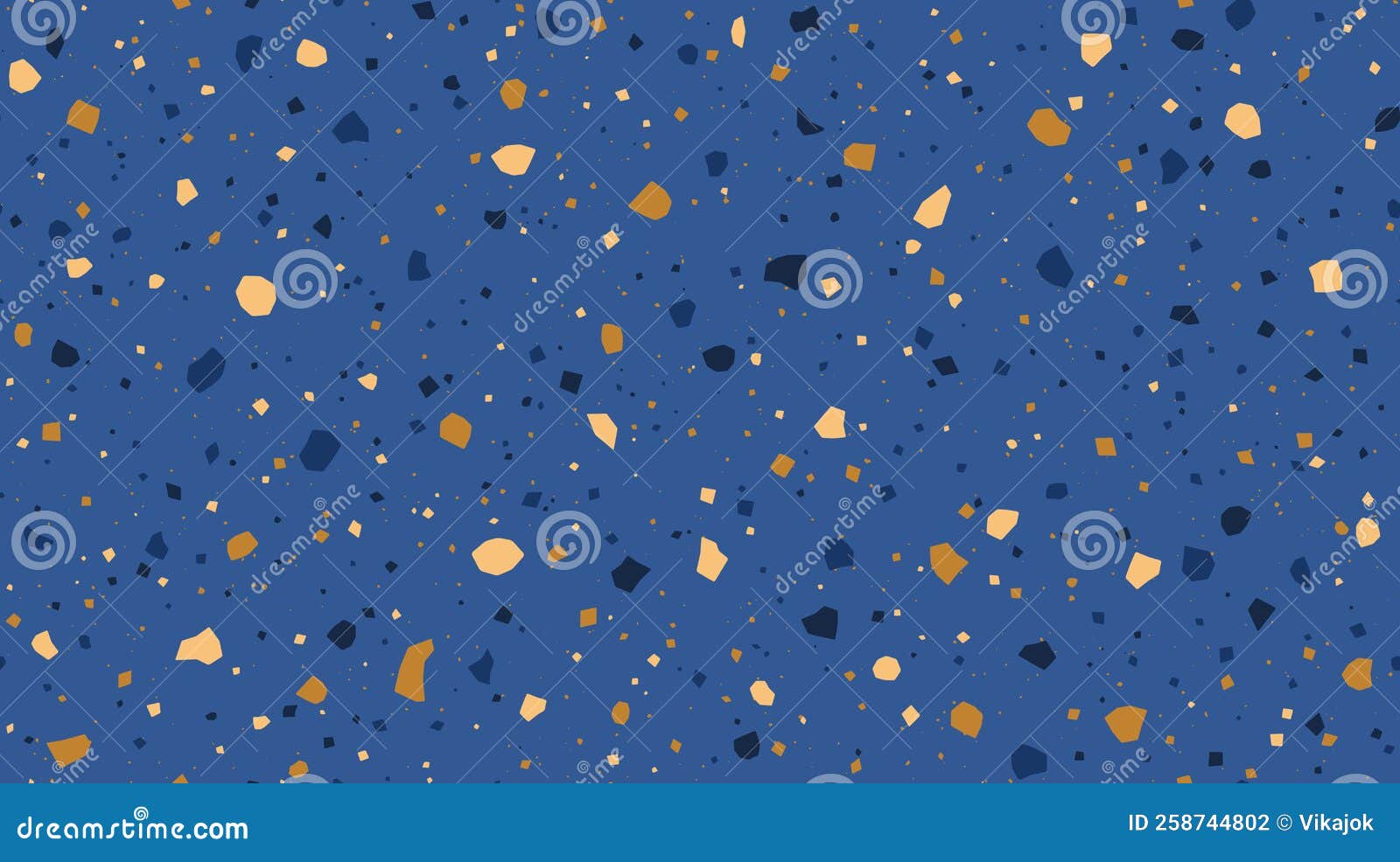 Terrazzo Seamless Pattern. Repeating Floor Texture. Artificial Stone ...