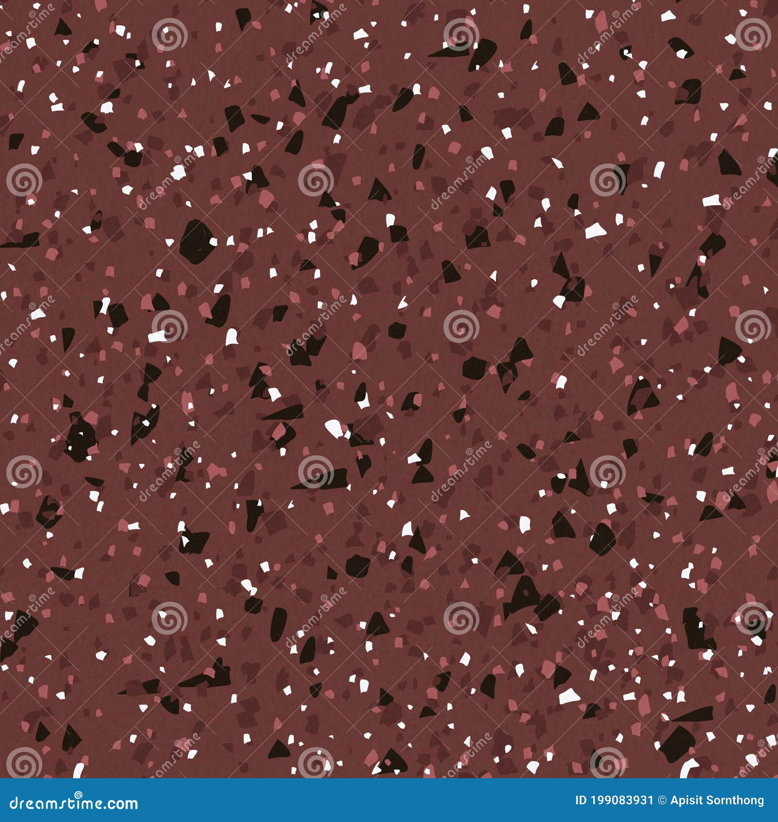 Red Terrazzo Texture Background Pattern Stock Illustration ...