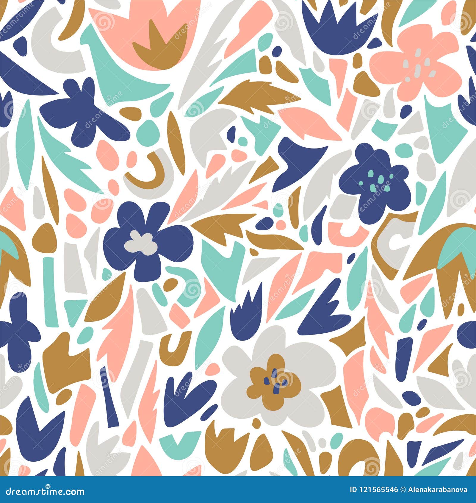 Childish Background With Stripes And Geomatrical Shapes Vector ...