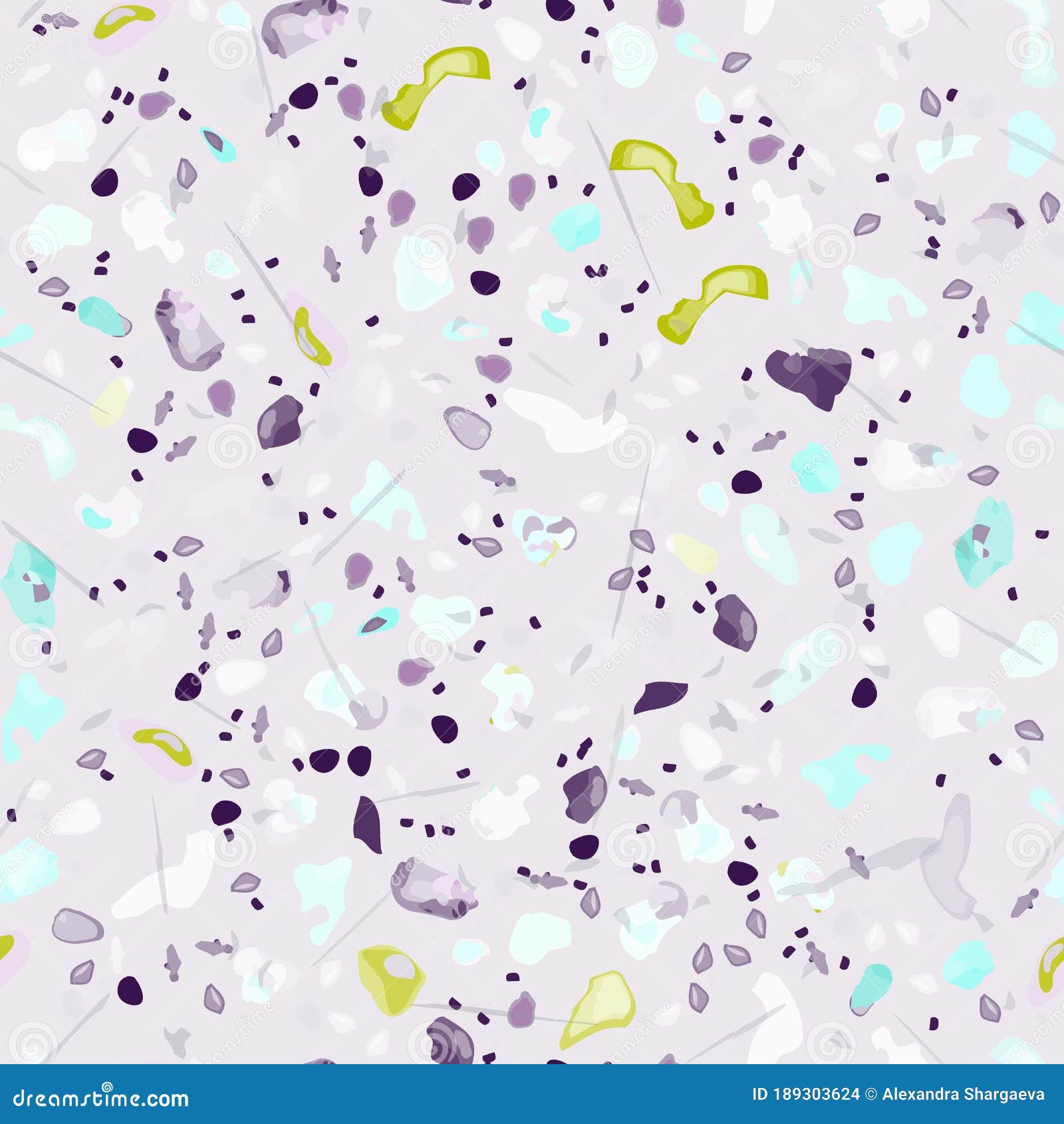 Terrazzo Texture Vector. Flooring Seamless Pattern Stock Vector ...