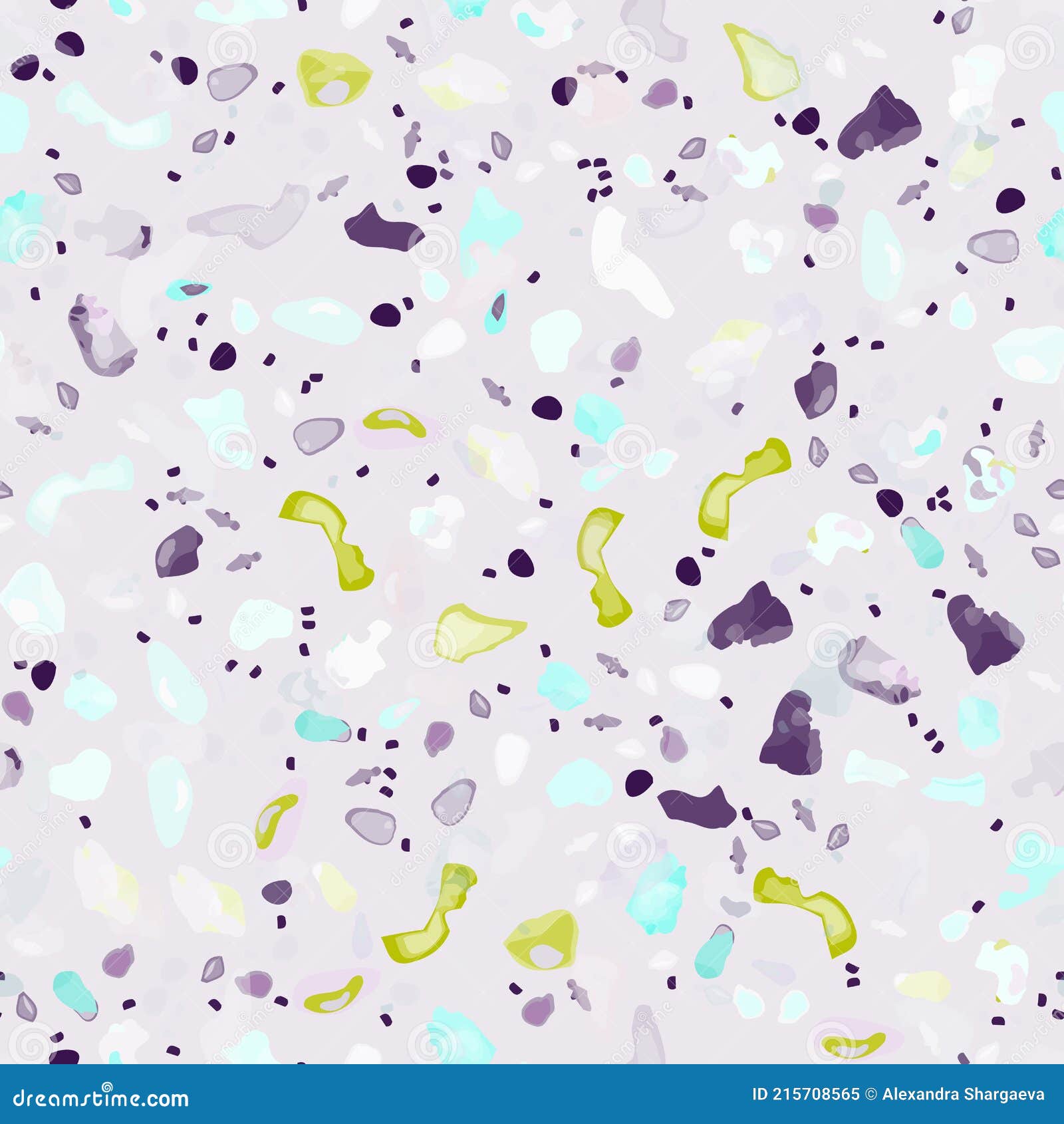 Terrazzo Texture Vector. Flooring Seamless Pattern Stock Vector ...