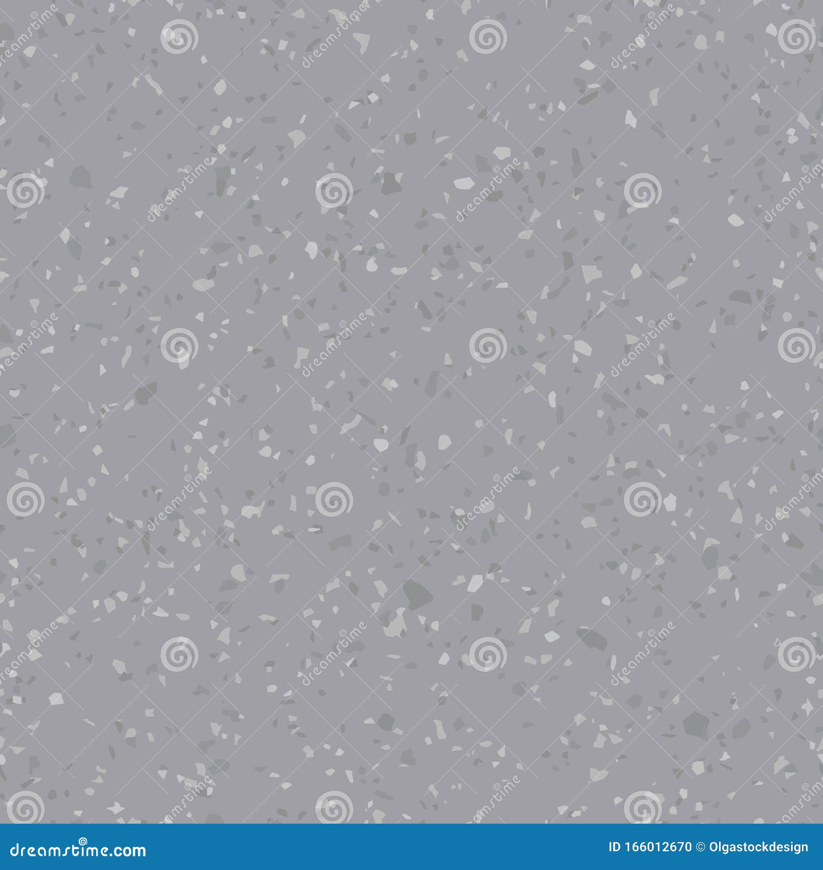 Terrazzo Vector Seamless Pattern. Grey Concrete and Granite Floor ...