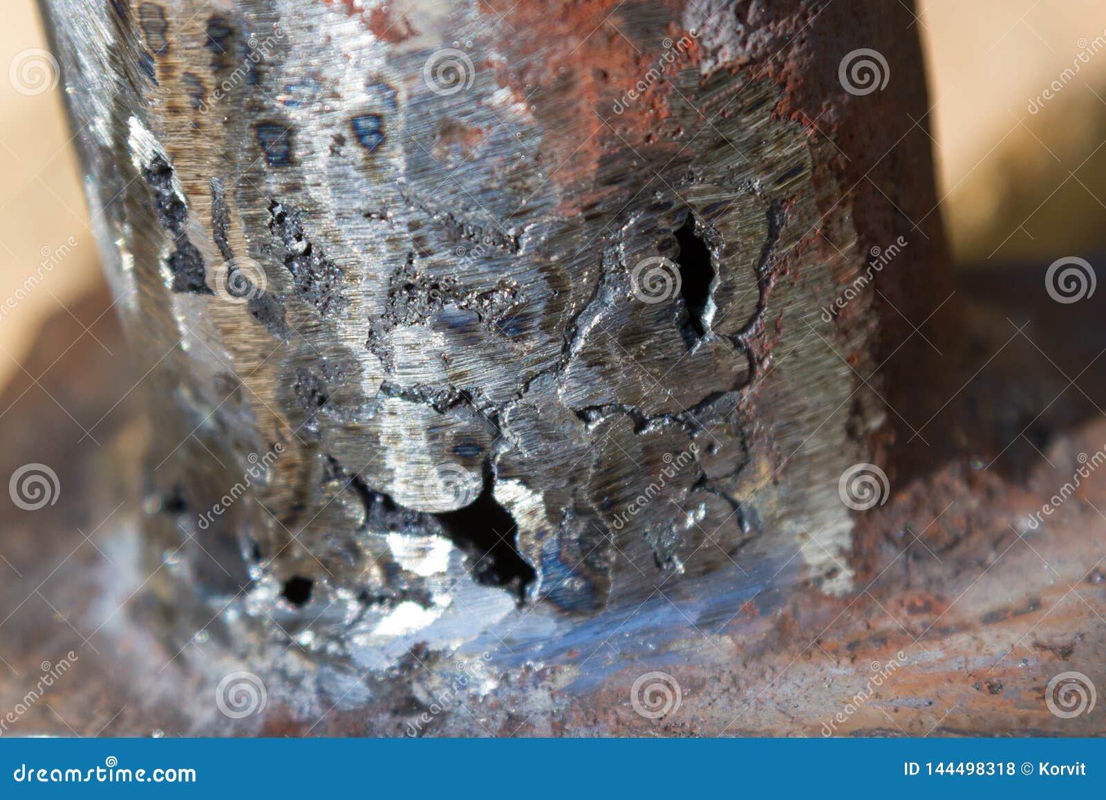 Terrible pipe welding stock photo. Image of material - 144498318
