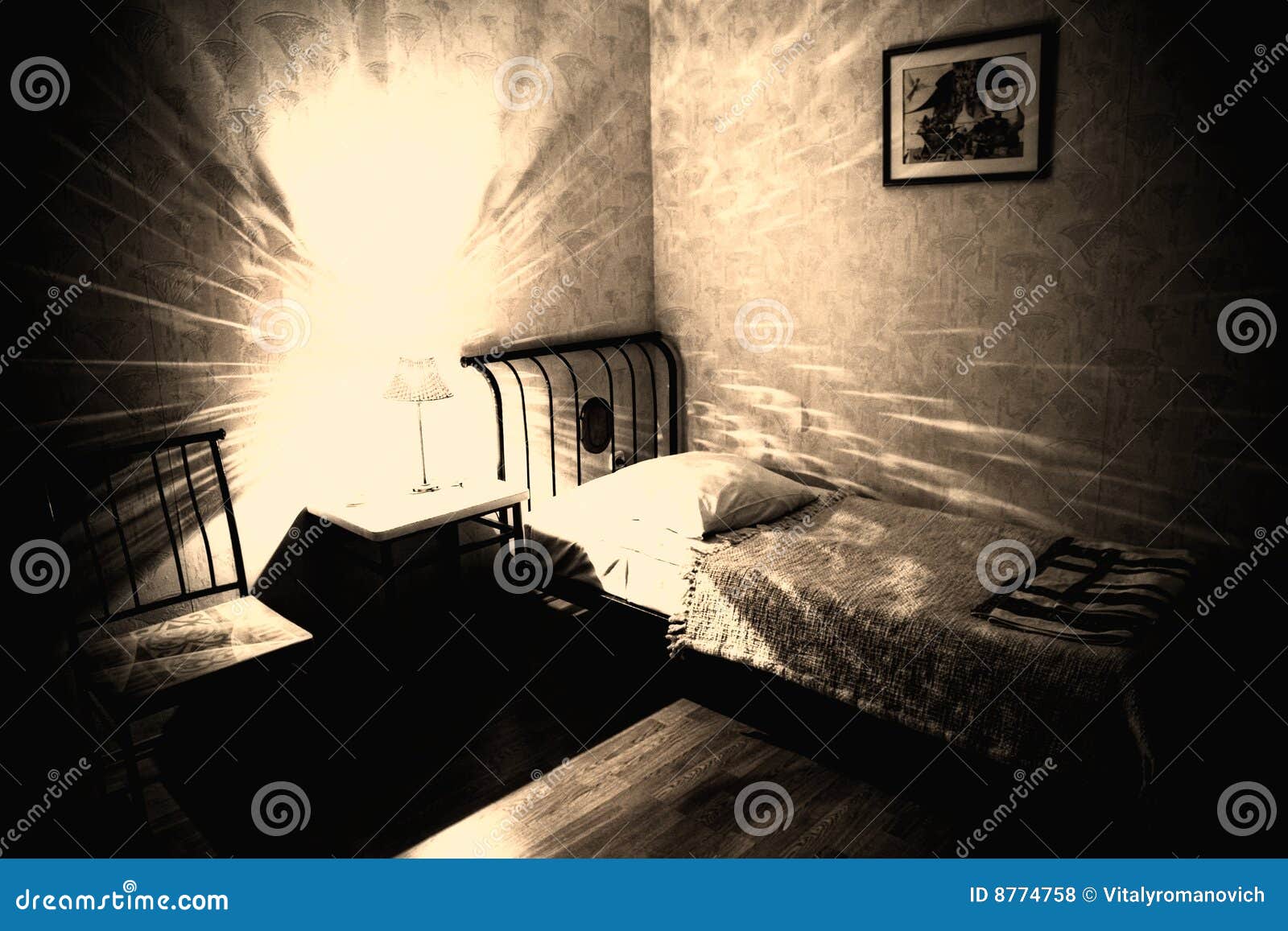 Terrible room stock photo. Image of bedroom, awful, spooky - 8774758