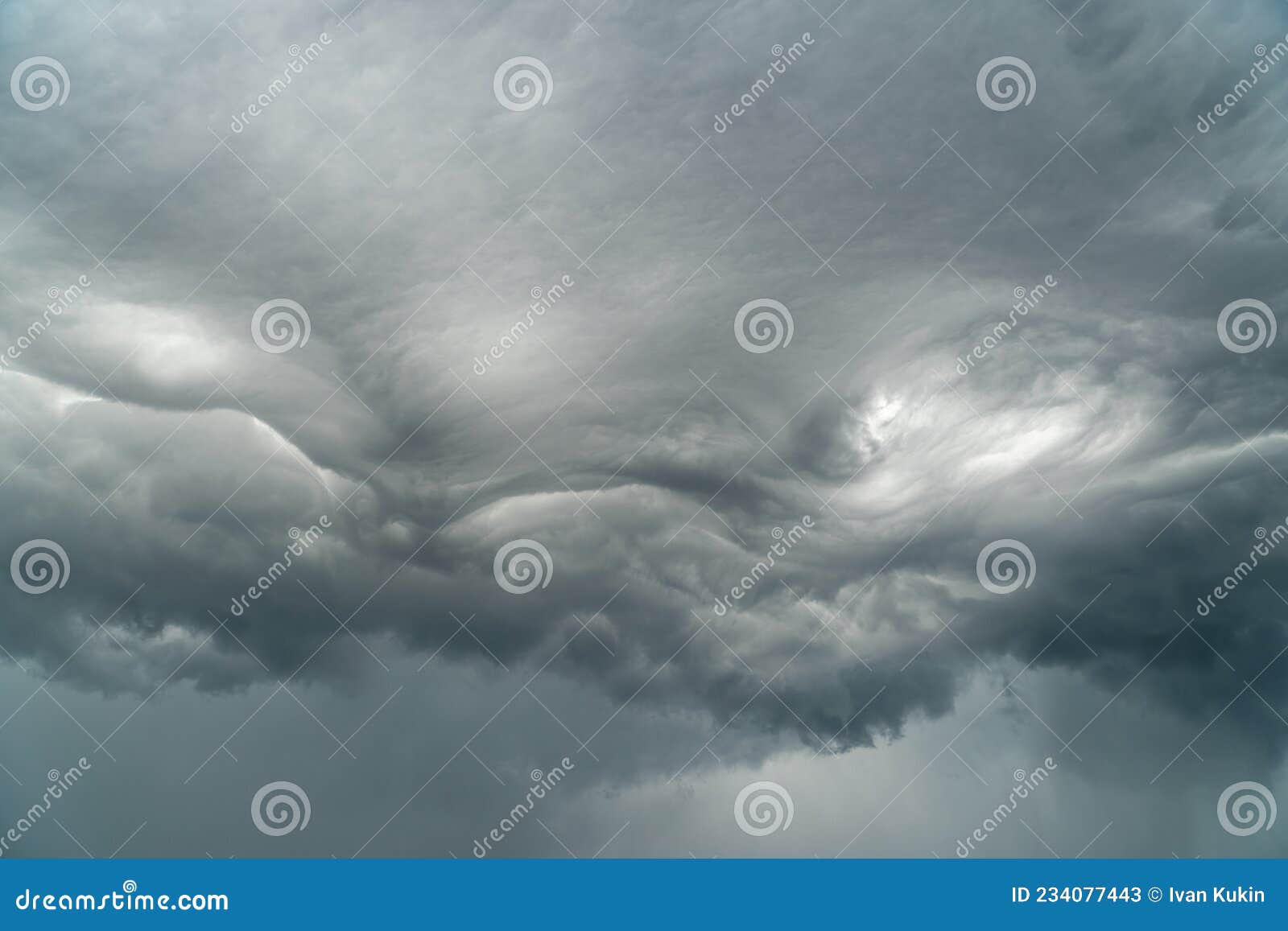 Terrible Storm Clouds, the Beginning of a Hurricane Stock Image - Image ...