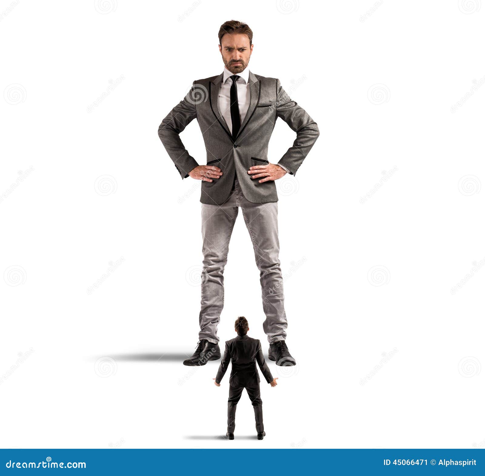 Terrified by the boss stock image. Image of insecure - 45066471