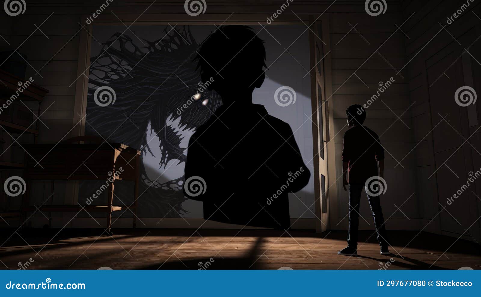 Shadows Of Terror: London Streets In Jack The Ripper's Era Stock Photo ...