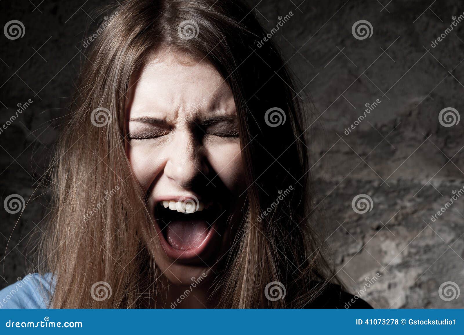 Terrified woman. stock photo. Image of closed, frustration - 41073278 Terrified woman. stock photo. Image of closed, frustration - 41073278