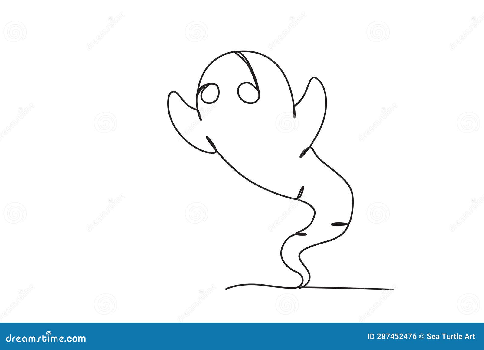 A terrifying ghost shadow stock vector. Illustration of horror - 287452476