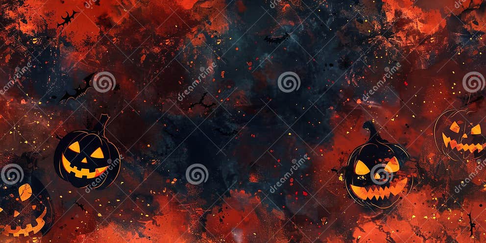 Terrifying Halloween Texture Background Stock Illustration ...