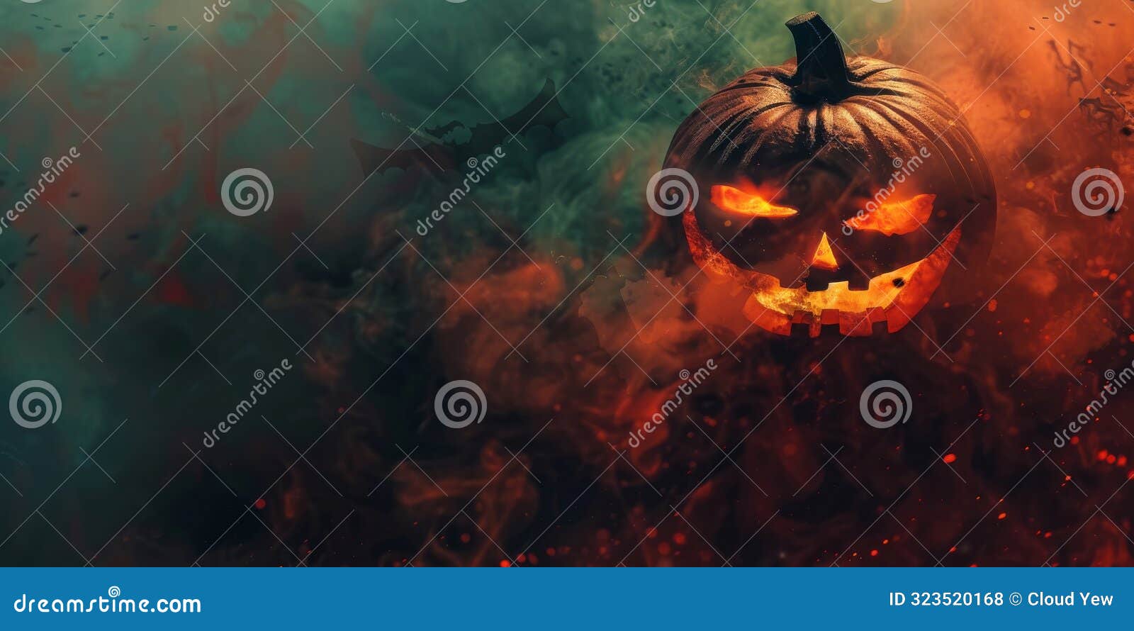 Terrifying Halloween Texture Background Stock Illustration ...