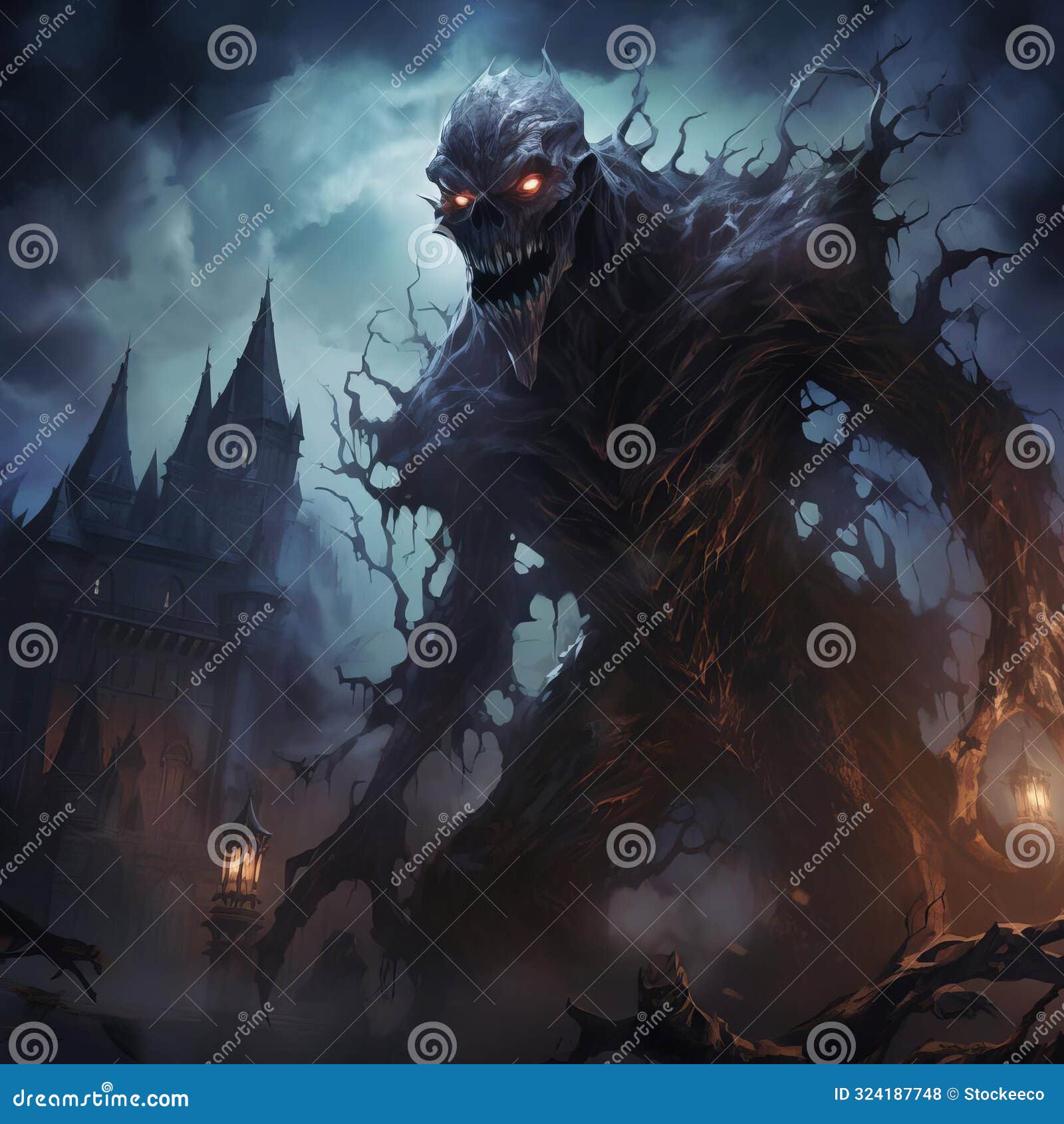 Terrifying Haunted Castle Creatures from Darkest Nightmares Imagined ...