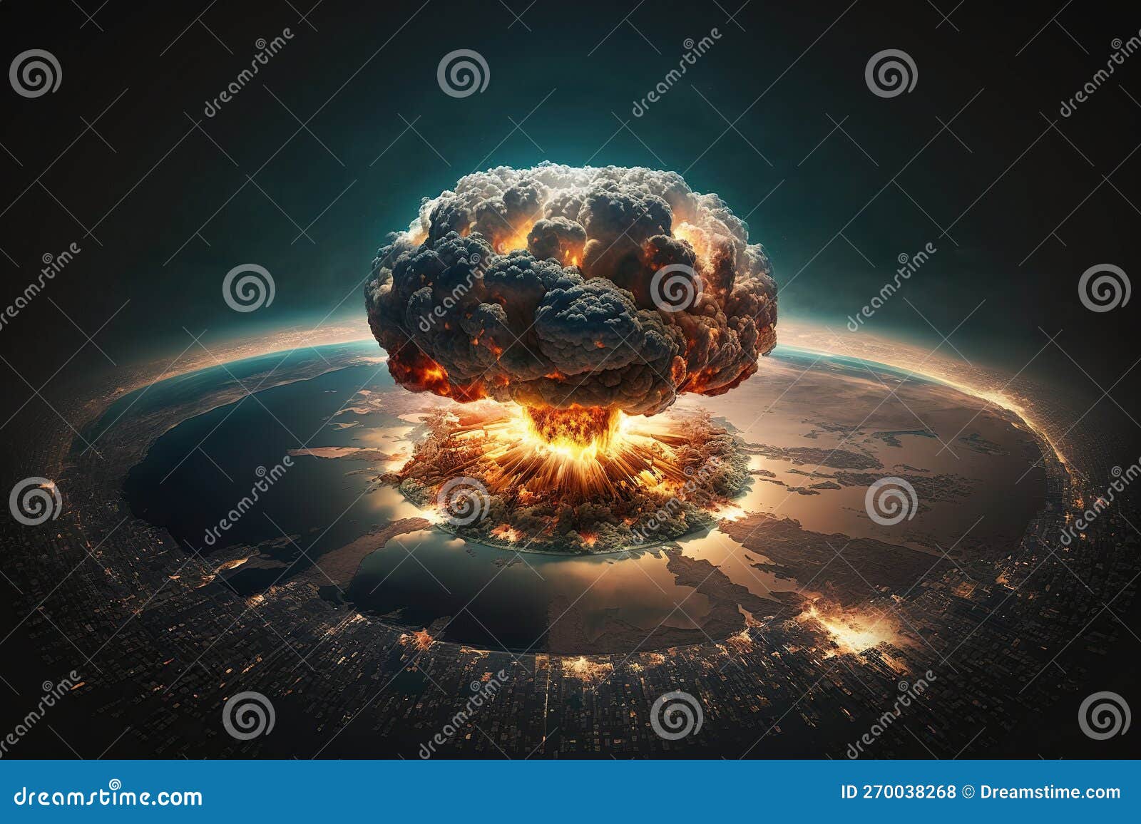 Intense And Terrifying 4k Beelzebub Demon With Fiery Vines Stock ...