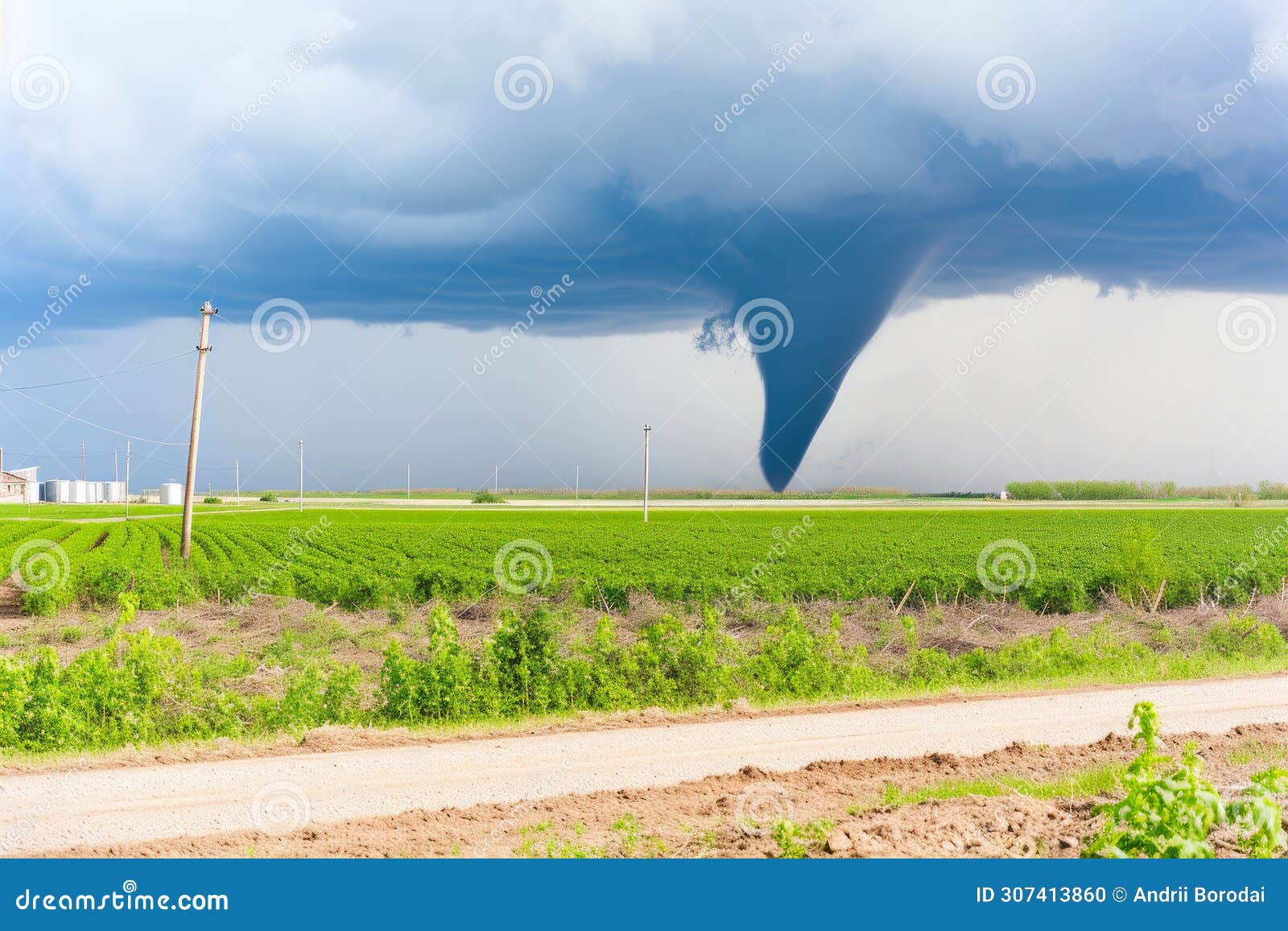 Terrifying Tornado Illustration | CartoonDealer.com #313987780