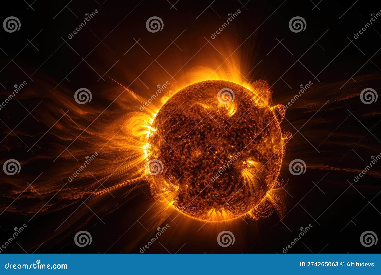 Terrifying View of the Sun, with Massive Solar Flare and Coronal Mass ...