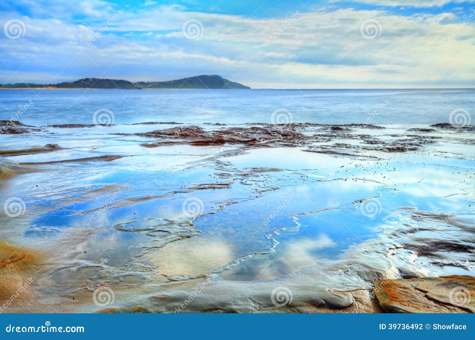 Terrigal Haven NSW Australia Stock Photo - Image of rockpool, central ...