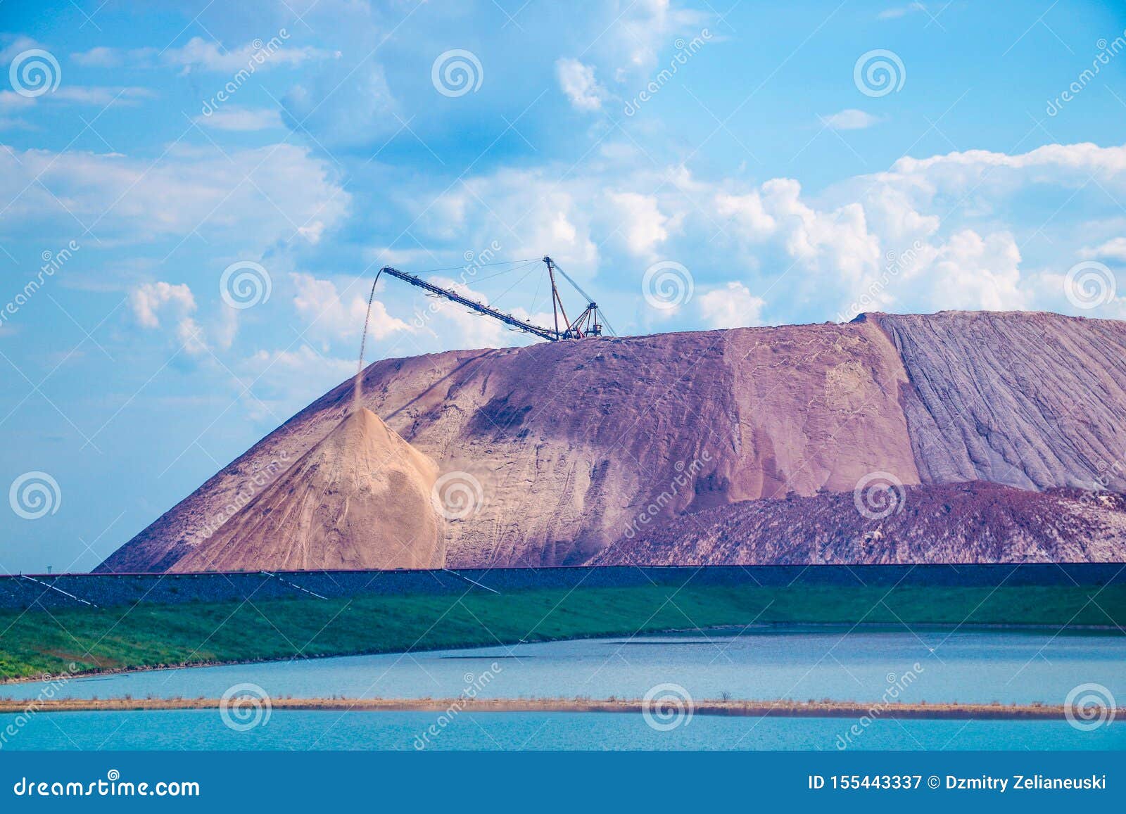 Terrikon - Dump, Artificial Embankment from Waste Rocks. Mining, Waste ...
