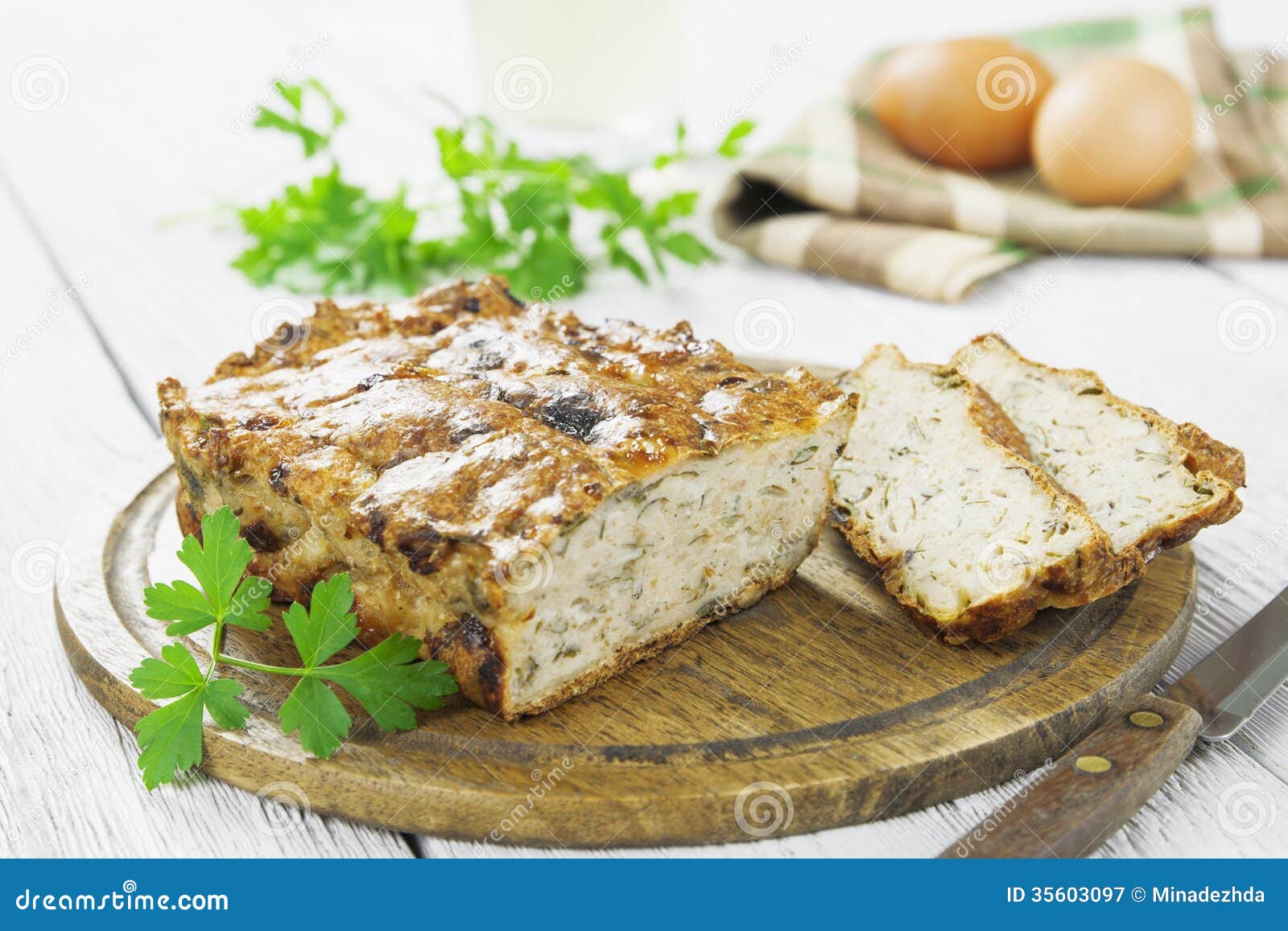 Terrin image stock. Image du partie, cuisine, persil - 35603097