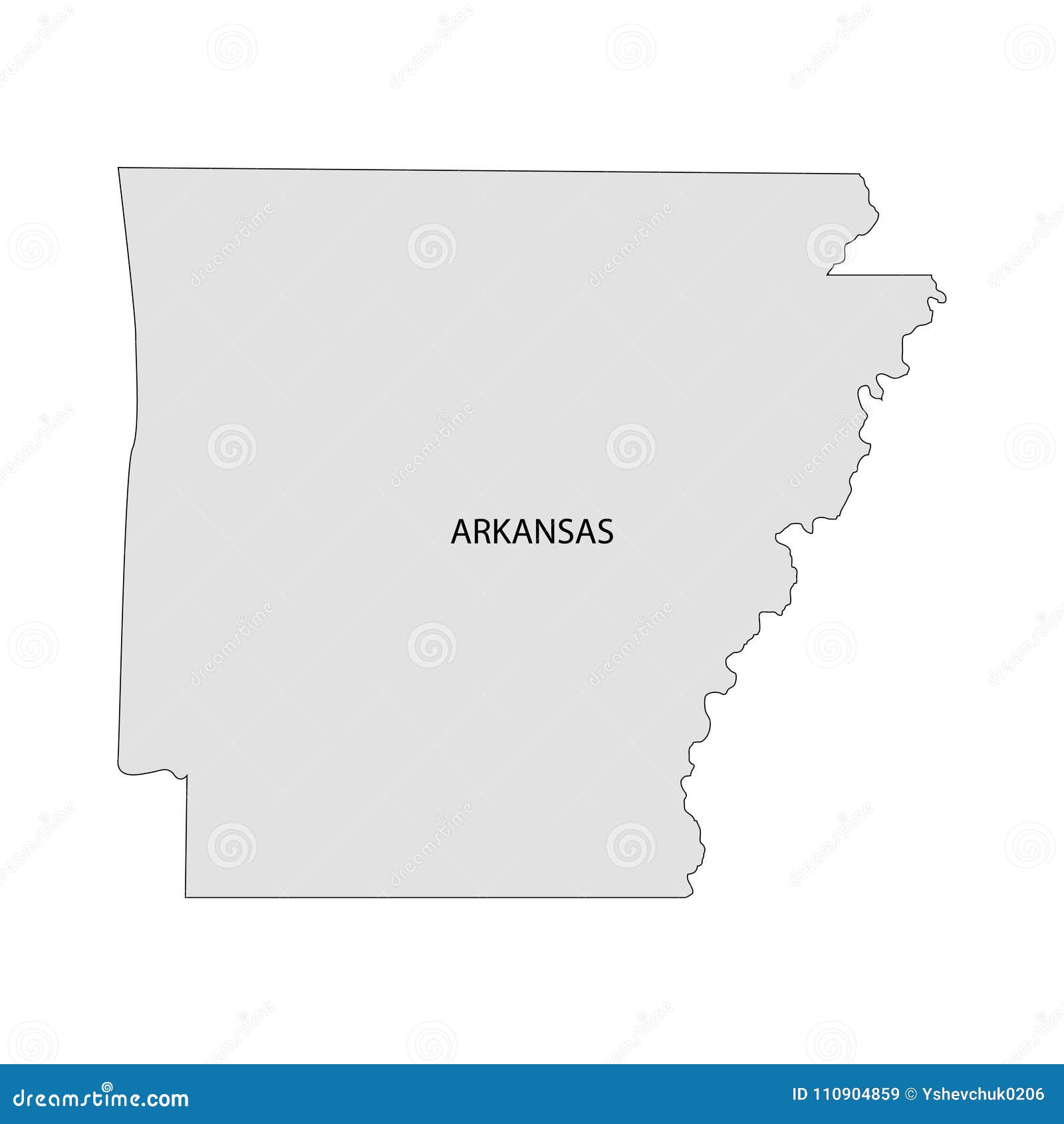Arkansas: White County Map Cartoon Vector | CartoonDealer.com #88614885