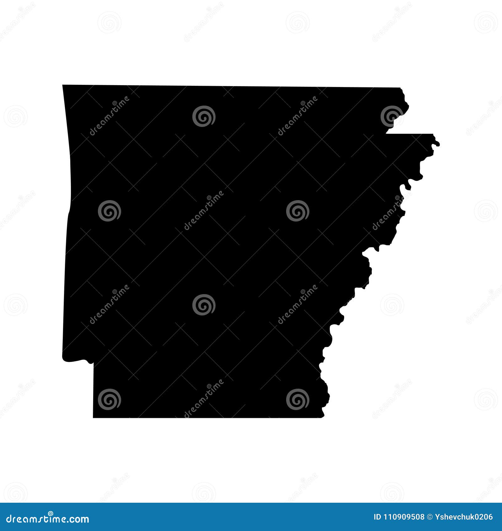 Arkansas: White County Map Cartoon Vector | CartoonDealer.com #88614885