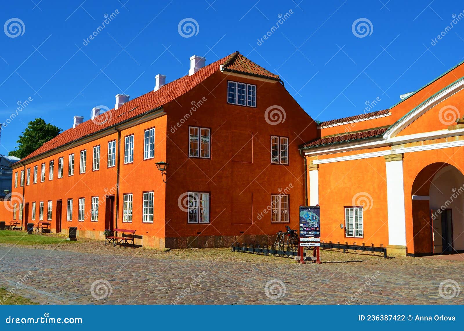 Territory of Kronborg - Hamlet`s Castle in Denmark, Elsinore Editorial ...