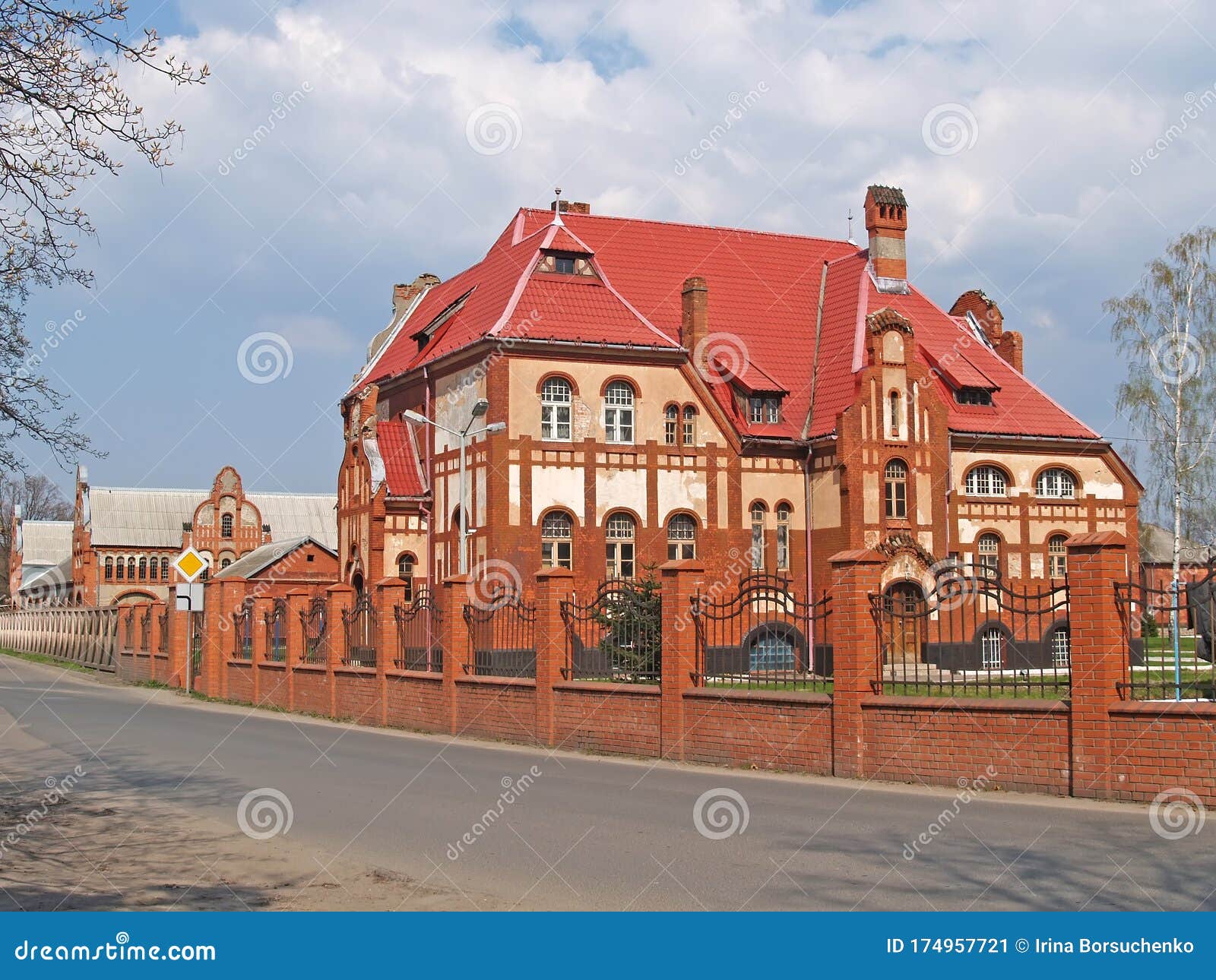 The Territory of the Naval Base in Baltiysk. Kaliningrad Region Stock ...