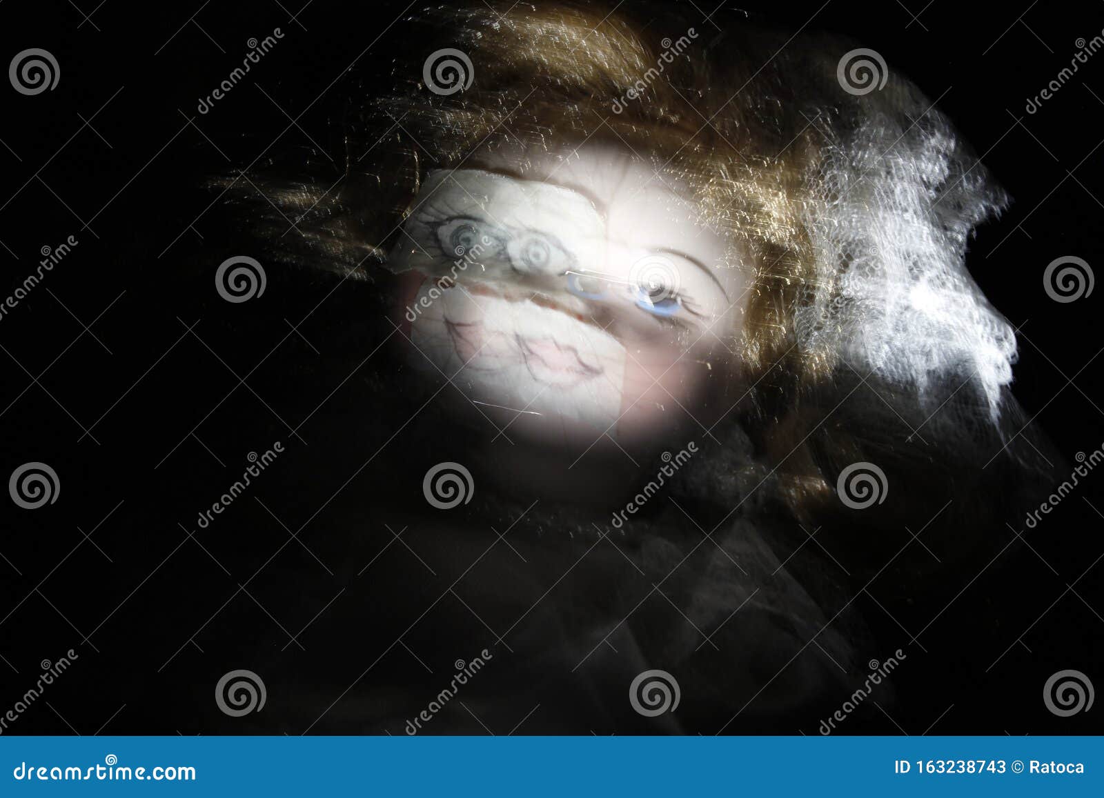 Terror doll face stock image. Image of dark, face, doll - 163238743