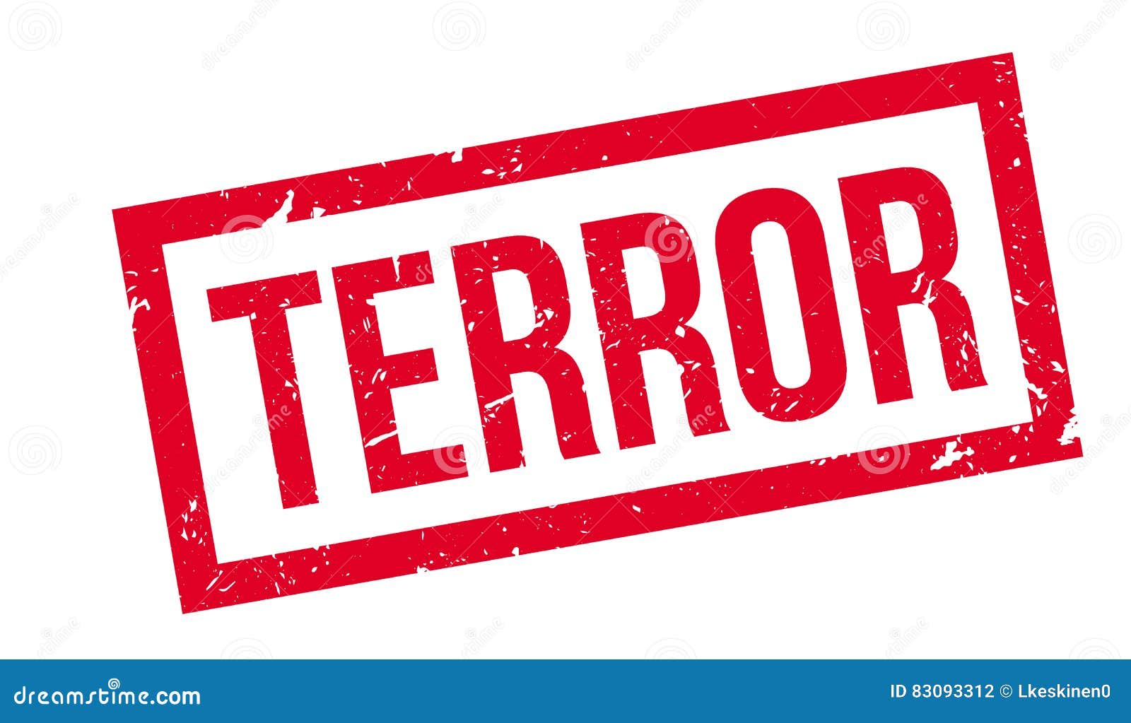Terror rubber stamp stock illustration. Illustration of header - 83093312