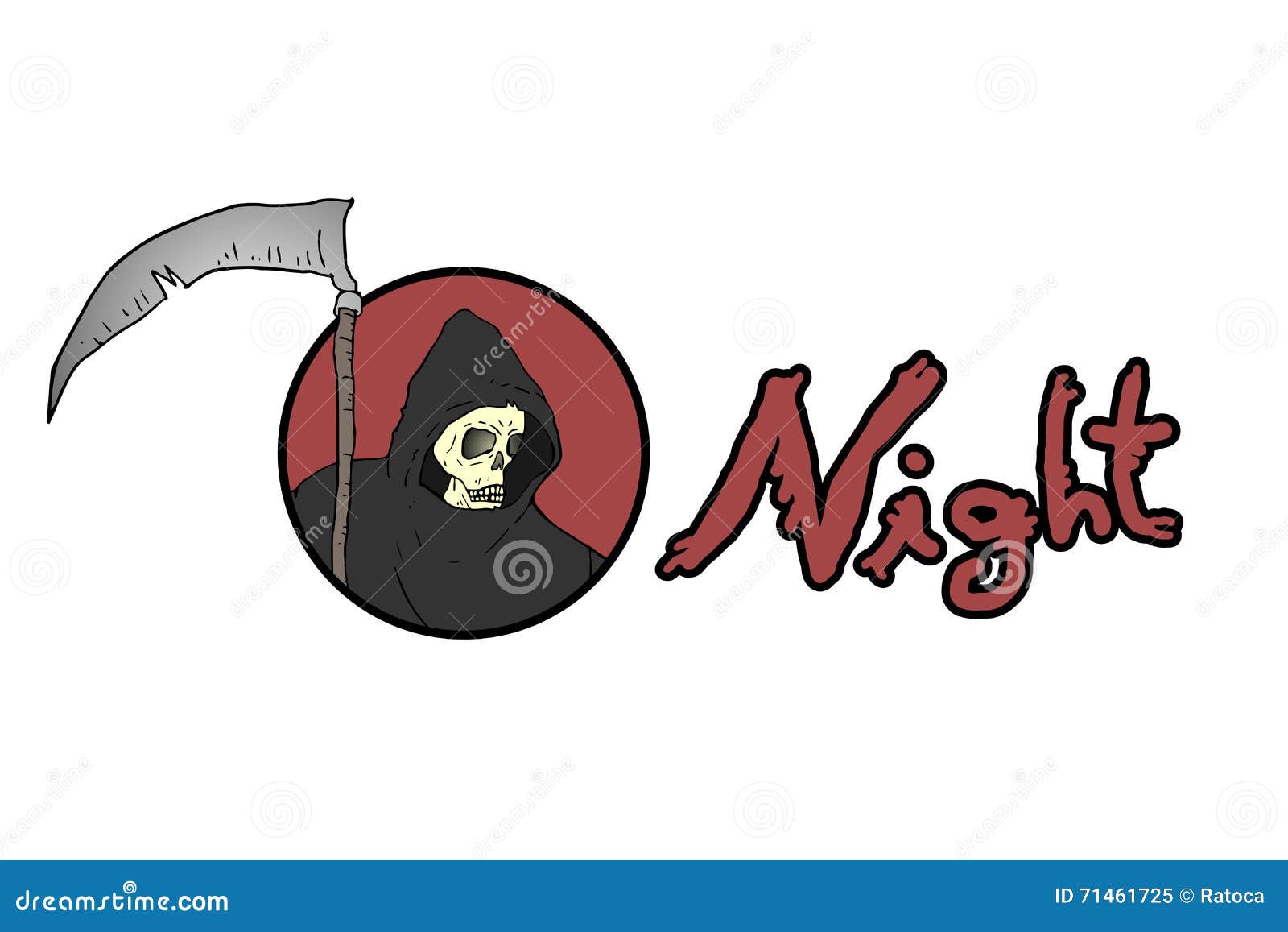 Terror symbol stock vector. Illustration of halloween - 71461725