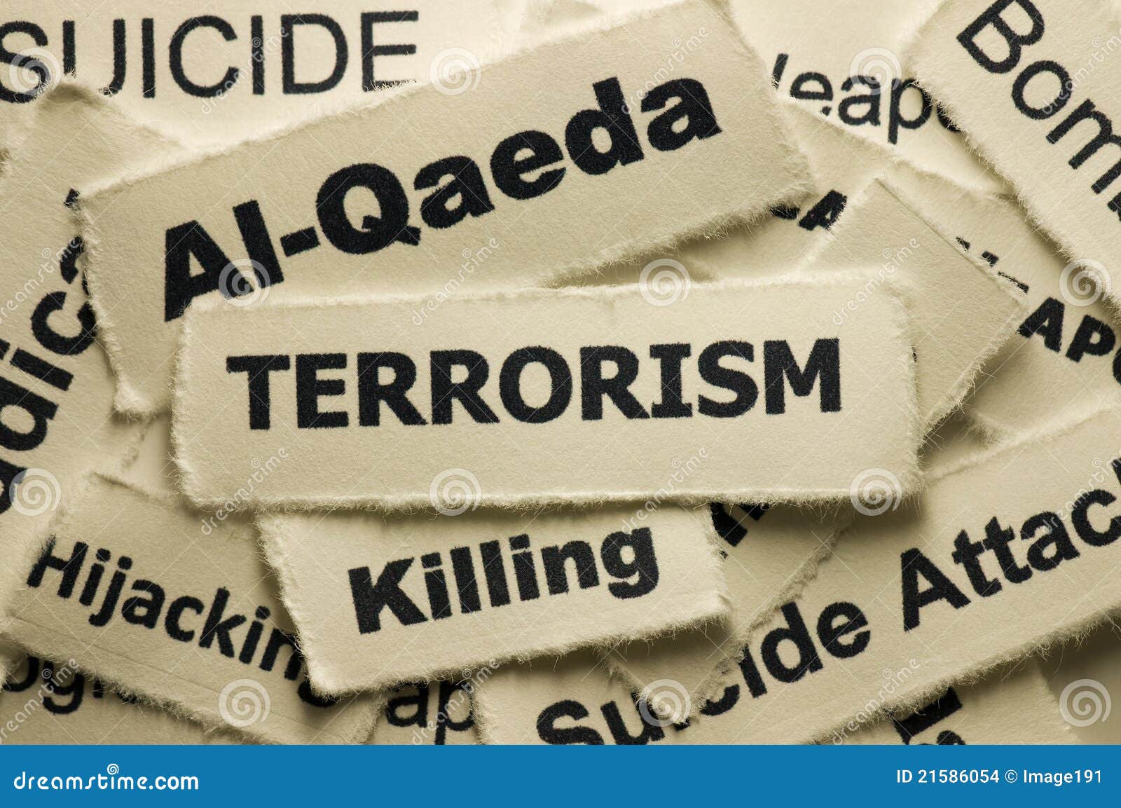Terrorism stock photo. Image of typescript, horizontal - 21586054
