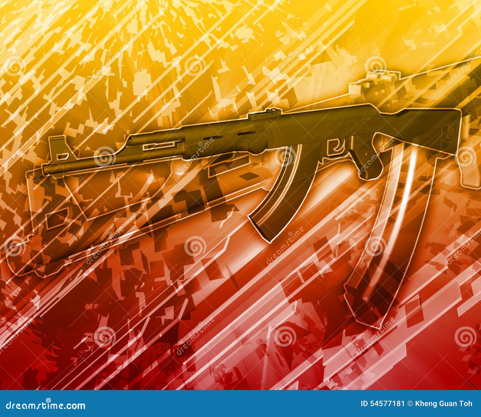 Terrorism Abstract Concept Digital Illustration Stock Illustration ...