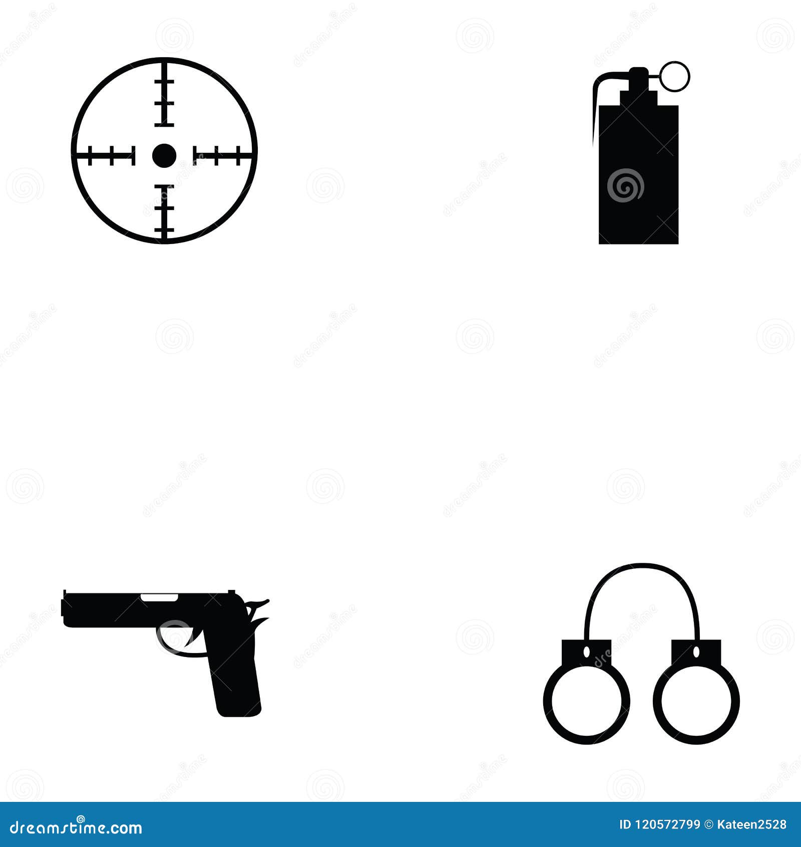 Terrorism icon set stock vector. Illustration of collection - 120572799