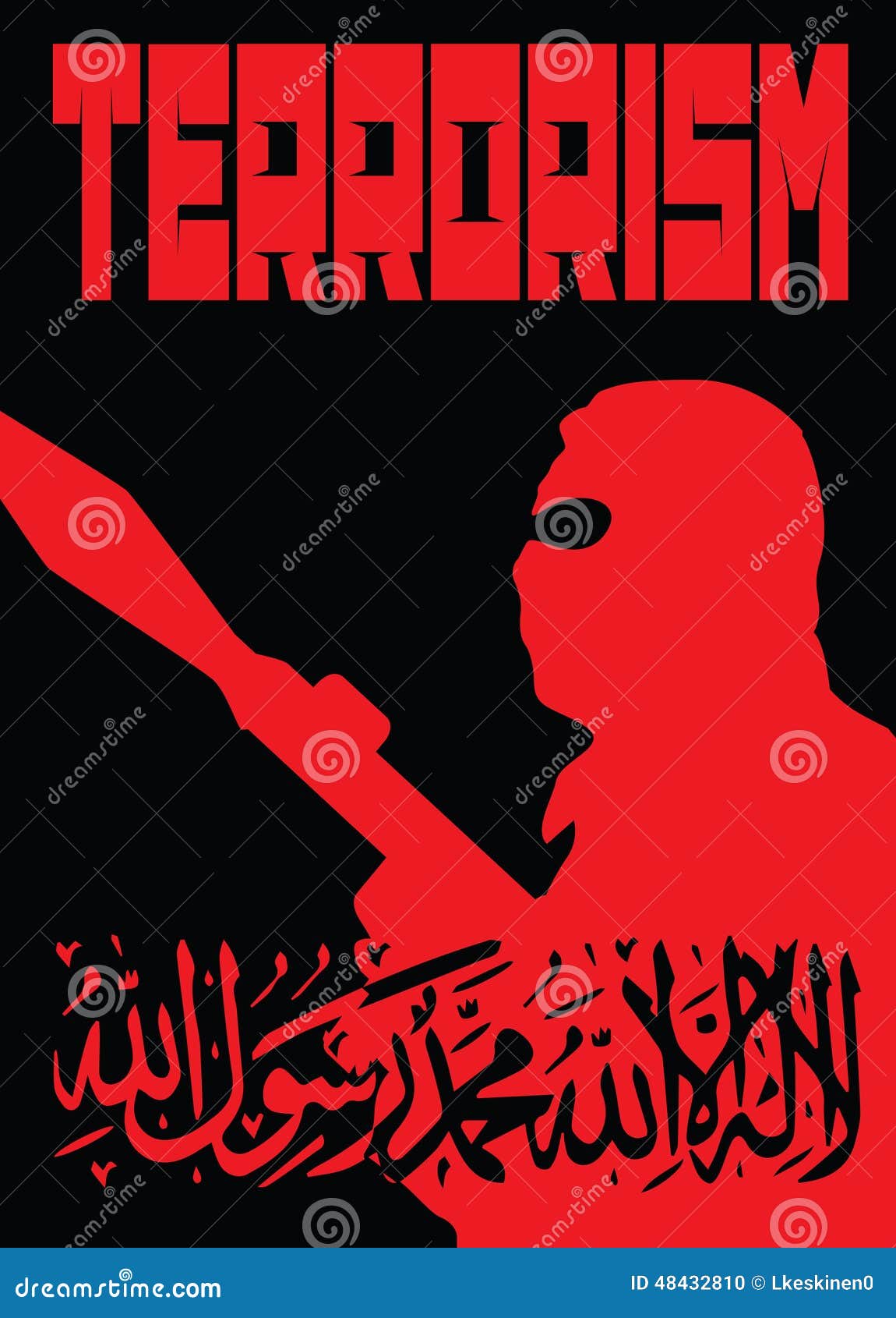 Terrorism stock illustration. Illustration of color, assassination ...
