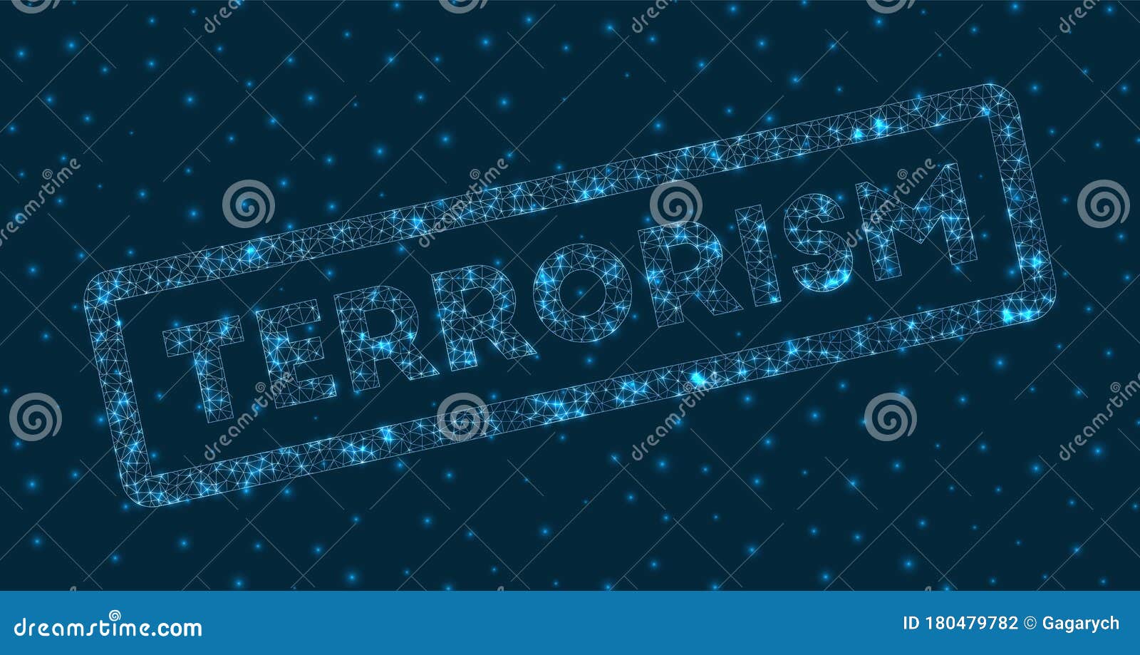 Terrorism Word Concepts Banner. Extremism And Warfare. Presentation ...