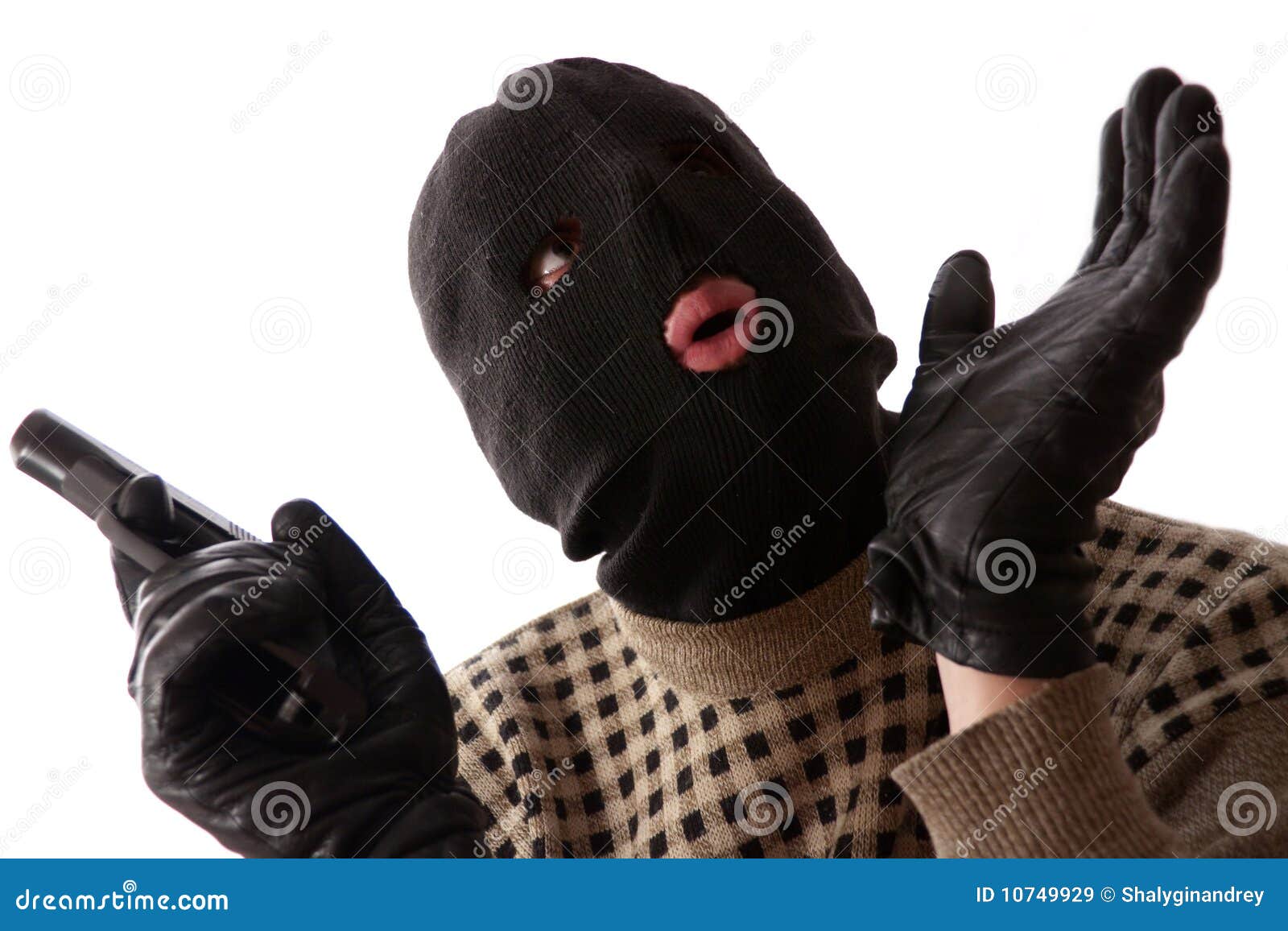 Terrorist stock image. Image of robber, unexpected, pistol - 10749929