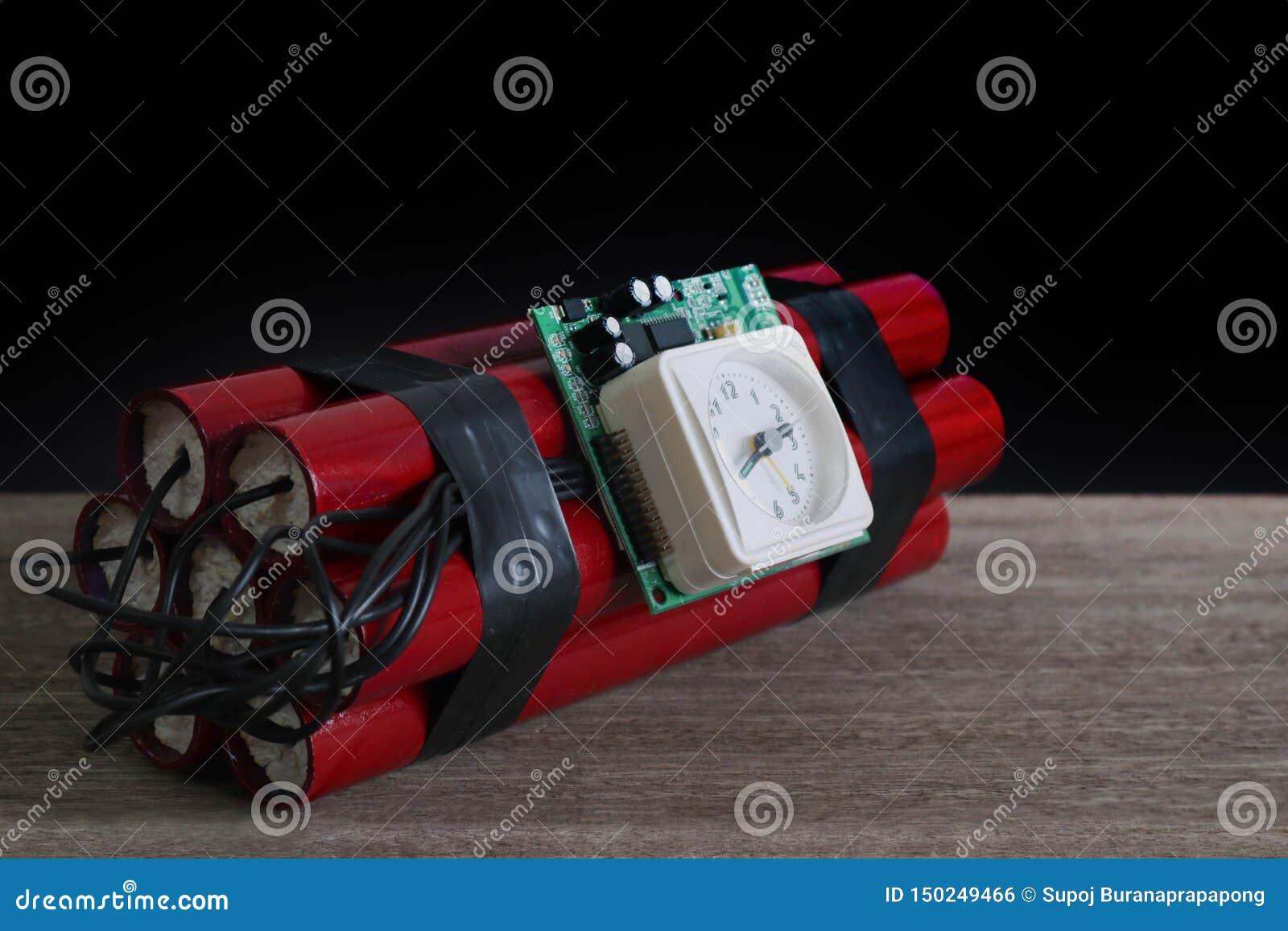 Terrorist Attack Time Bomb Whose Detonation is Triggered by a Timer ...