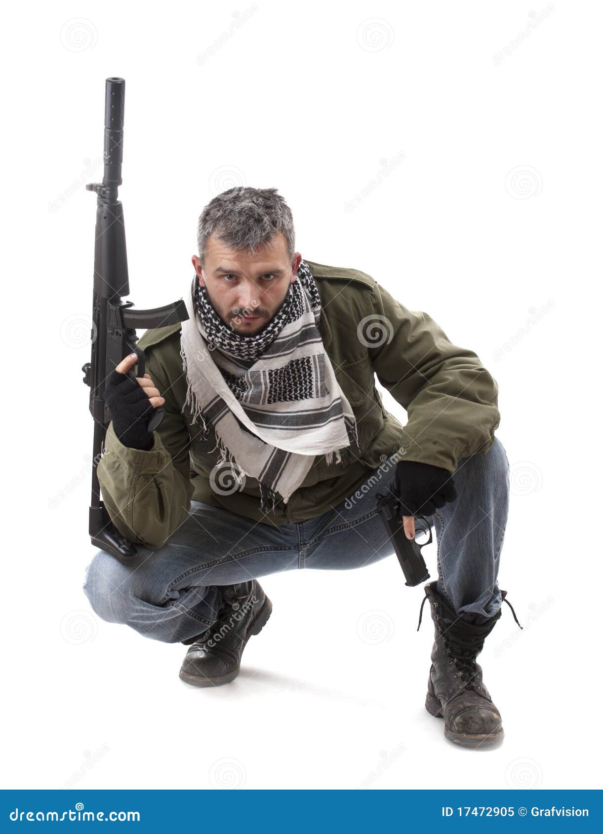 Terrorist With Gun