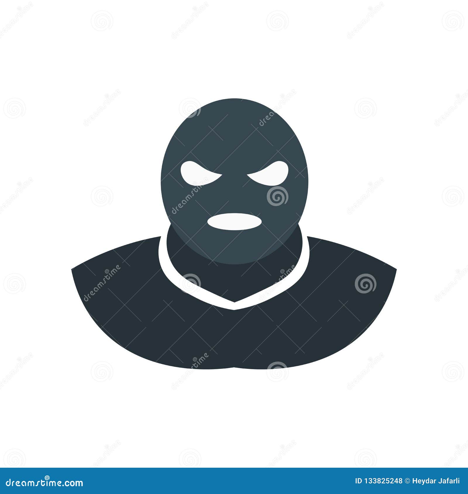 Terrorist Icon Vector Sign And Symbol Isolated On White Background ...