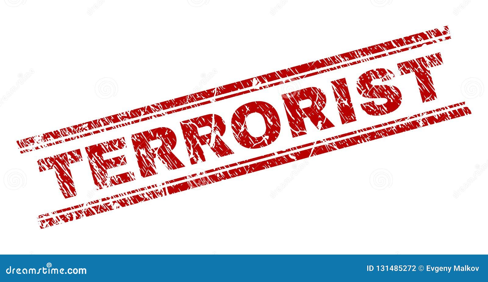 Scratched Textured TERRORIST Stamp Seal Stock Vector - Illustration of ...
