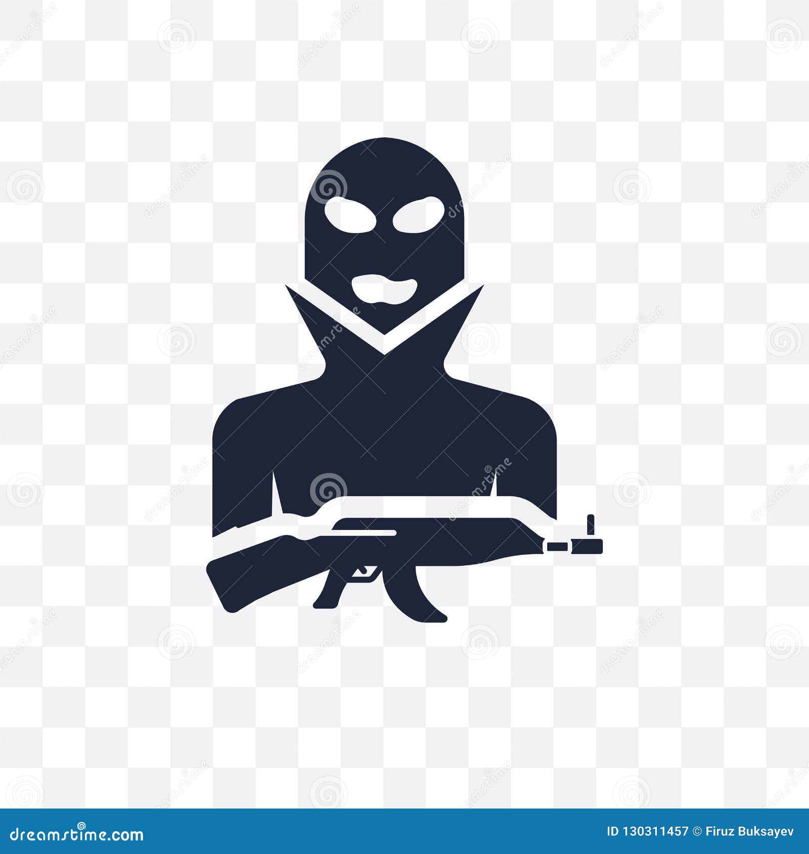 Terrorist Transparent Icon. Terrorist Symbol Design from Army Co Stock ...