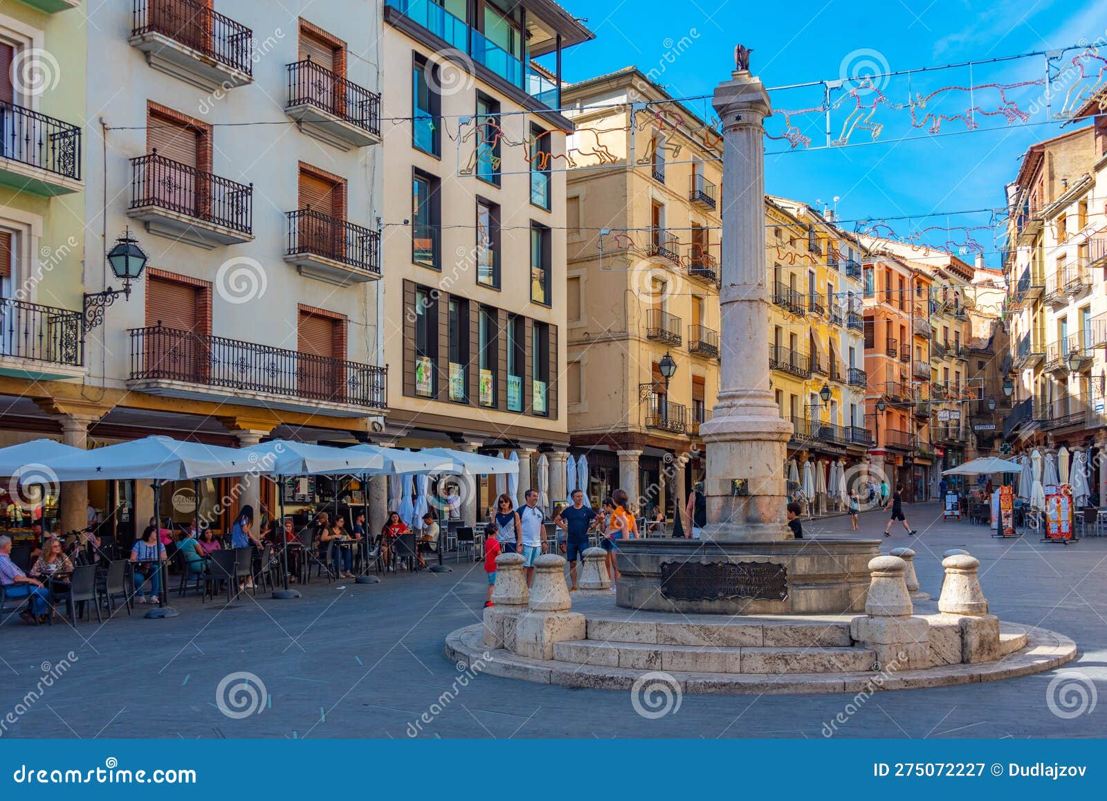 Teruel, Spain, June 5, 2022: Plaza De El Torico in Teruel, Spain ...