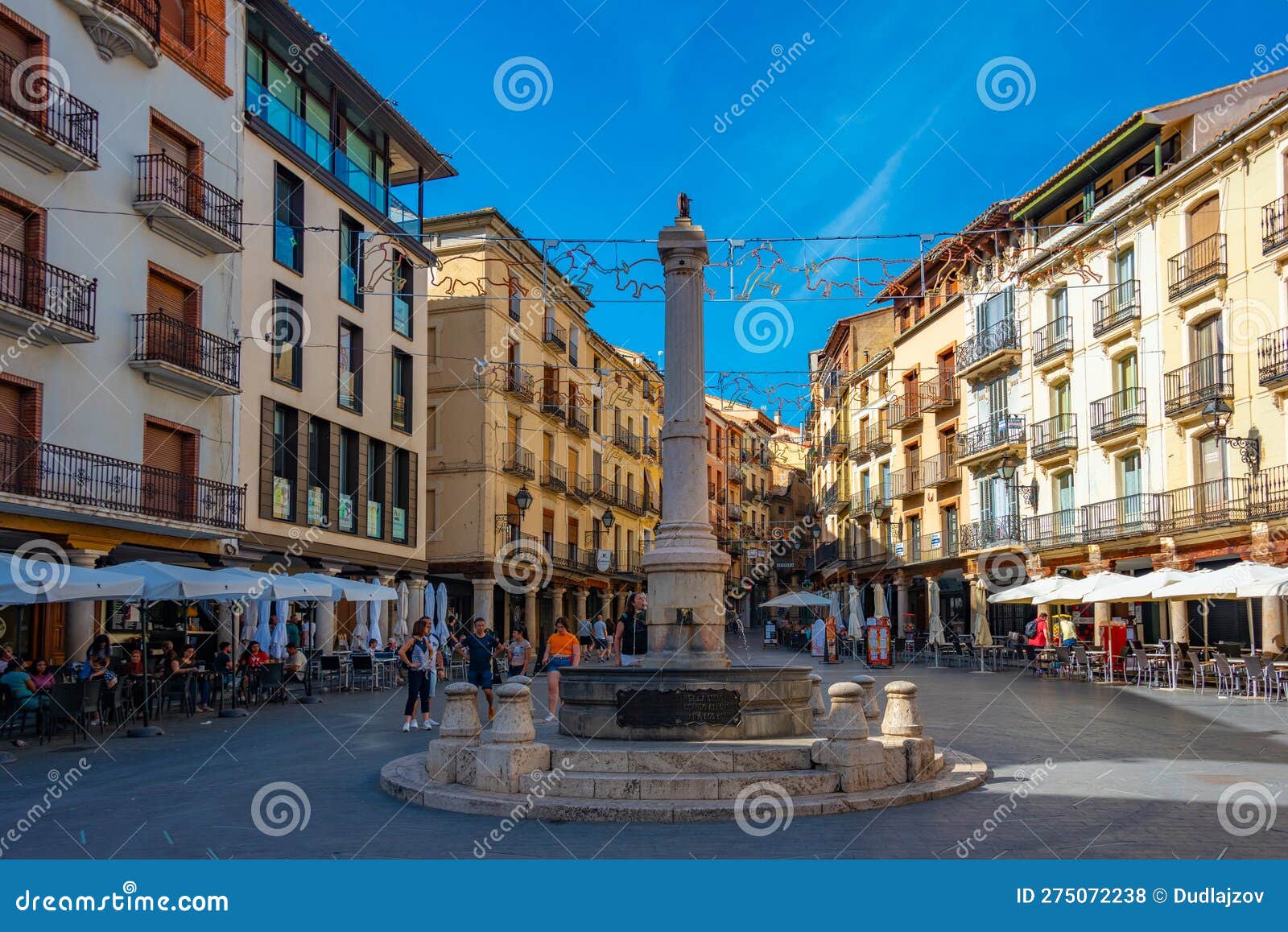 Teruel, Spain, June 5, 2022: Plaza De El Torico in Teruel, Spain ...