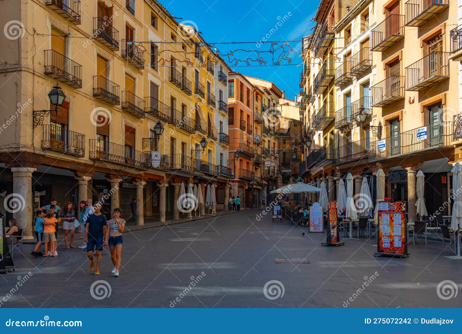 Teruel, Spain, June 5, 2022: Plaza De El Torico in Teruel, Spain ...