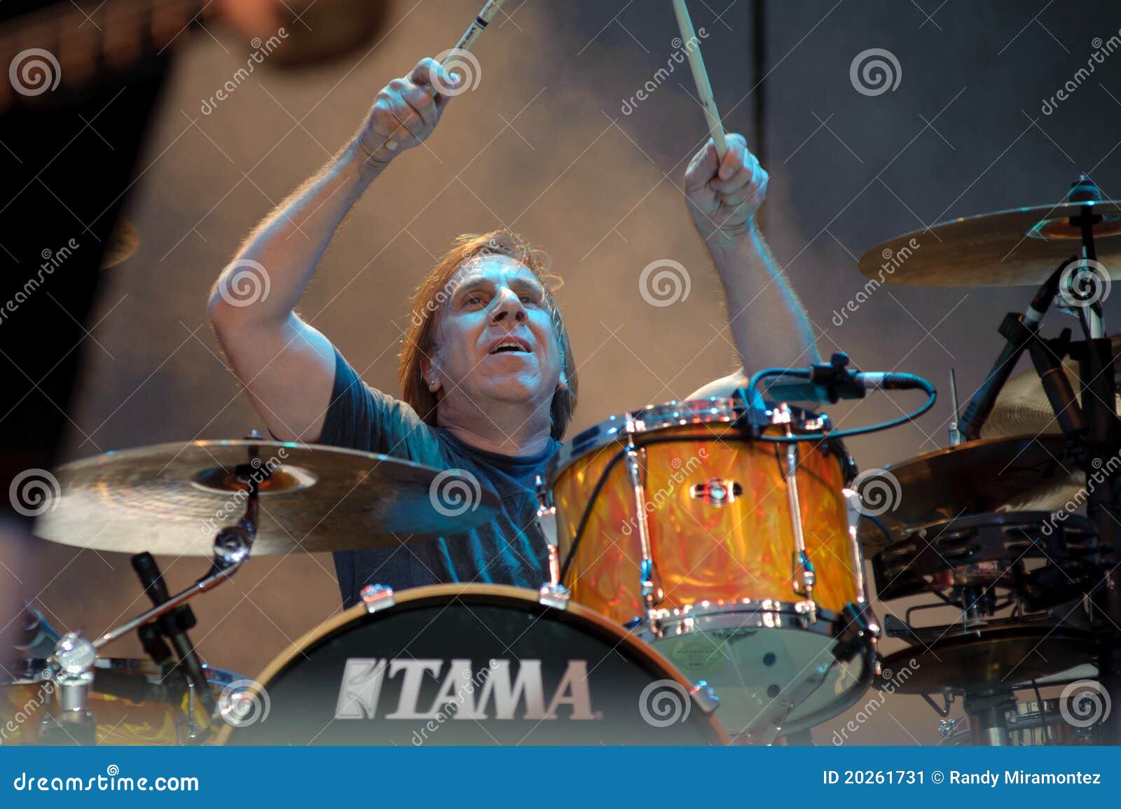 Tesla editorial photo. Image of drums, hair, drummer - 20261731