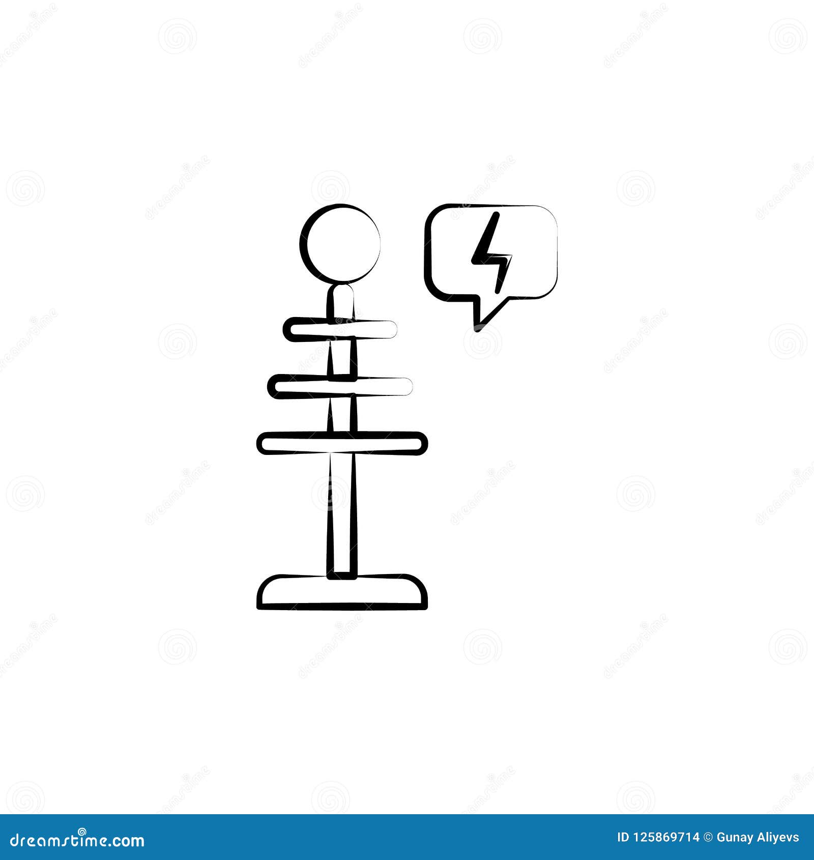 Tesla Coil Icon. Trendy Tesla Coil Logo Concept On White Backgro ...