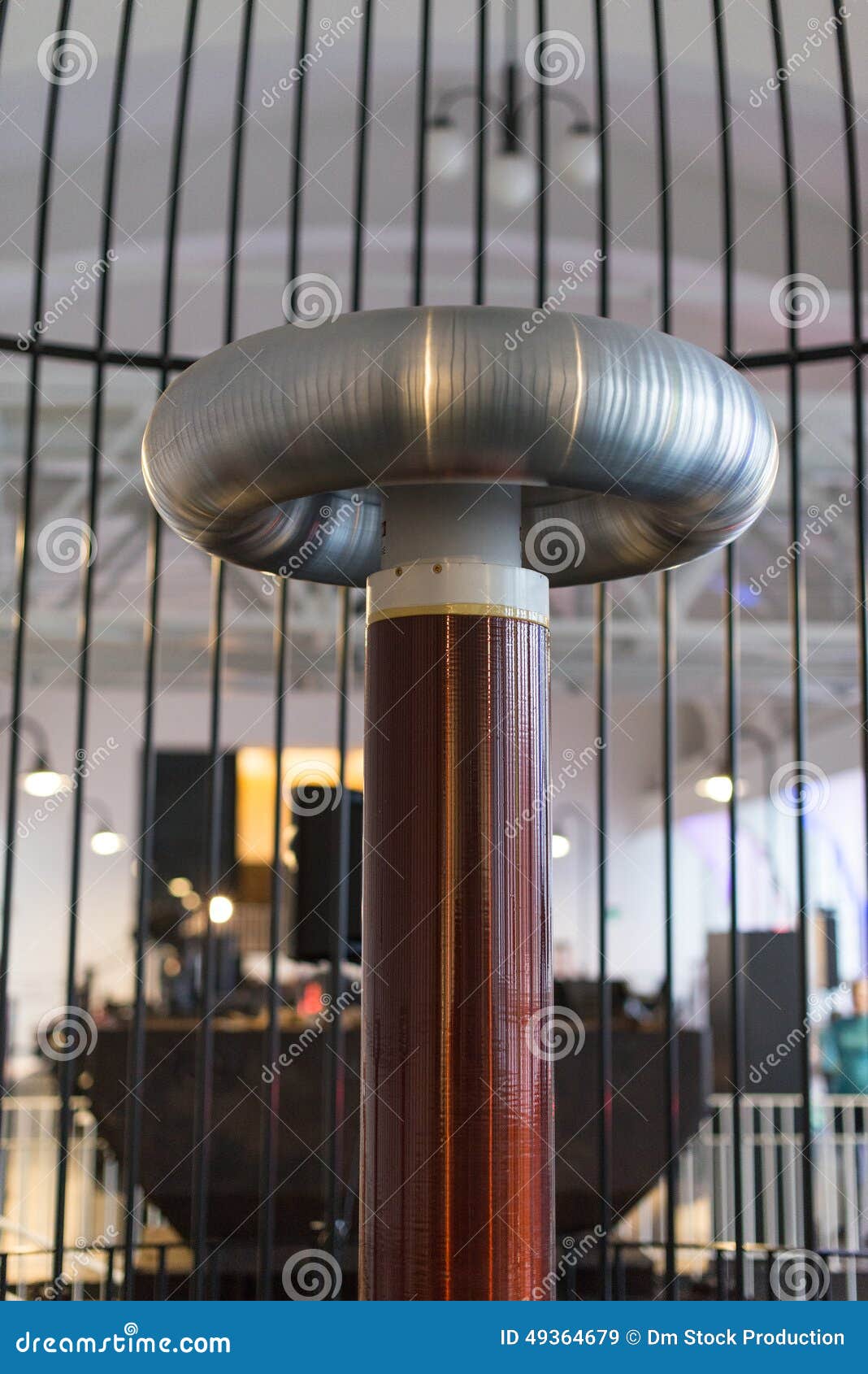 The Tesla Coil Lightning Shows, An Electrical Resonant Transform Stock ...