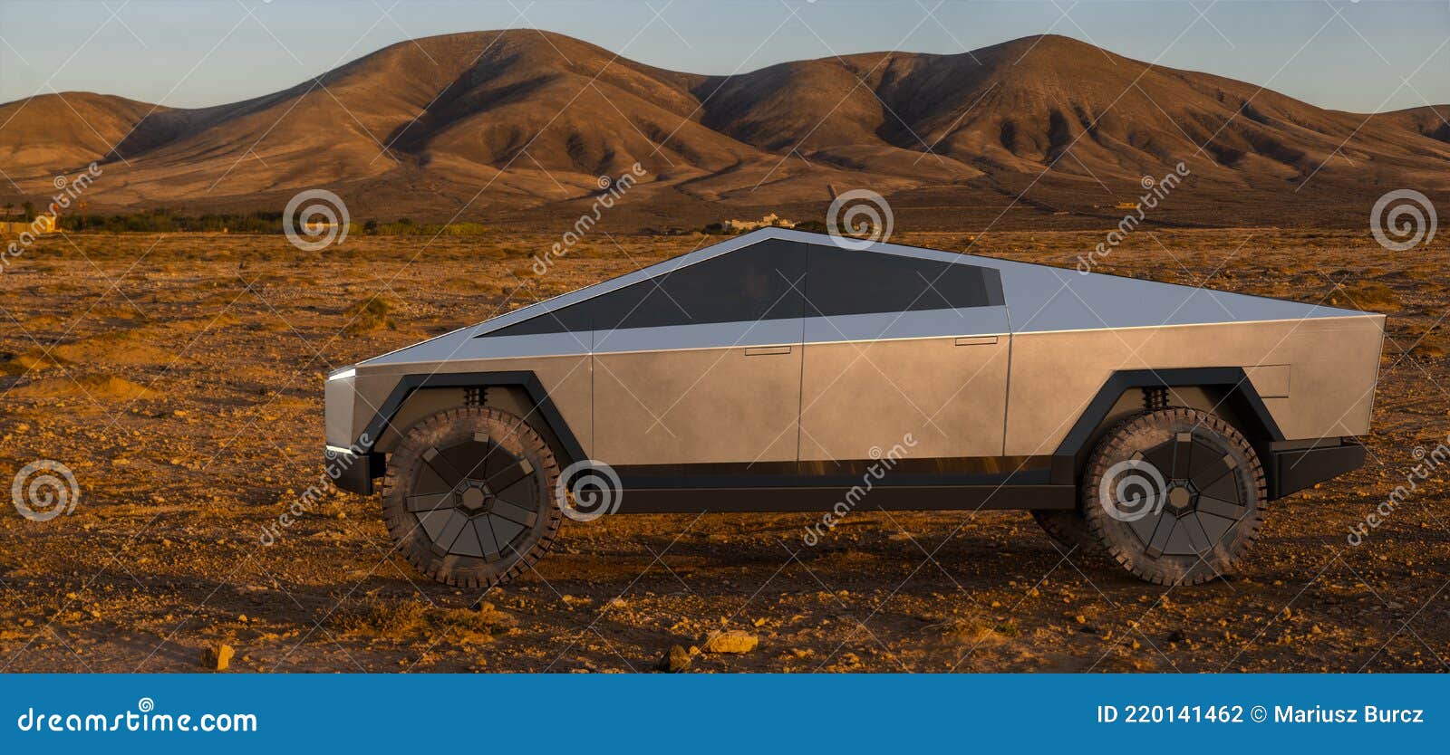 Tesla Cybertruck Off the Road Editorial Photography - Image of ...